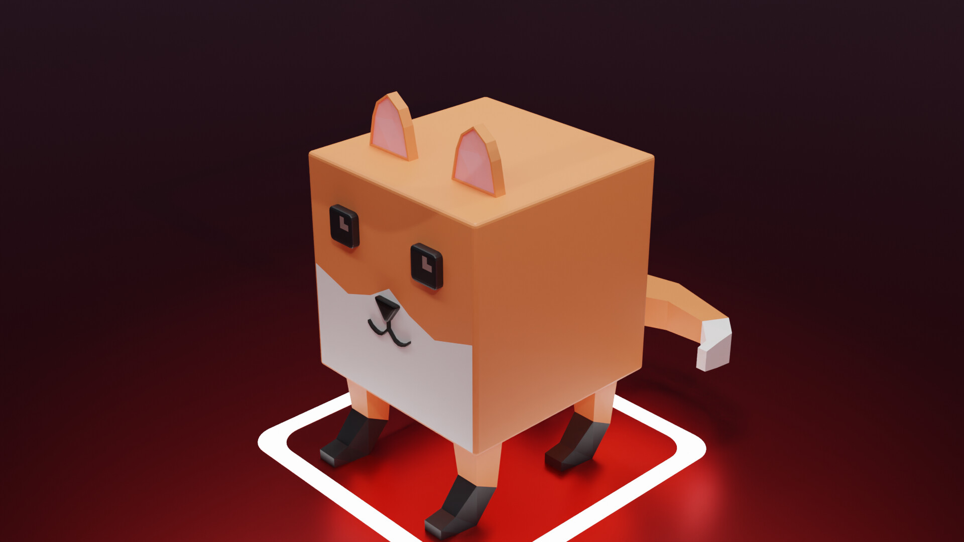 ArtStation - Day#18 Default Cube Challenge (18.01.2022)