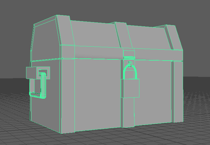 ArtStation - Treasure chest 3D model