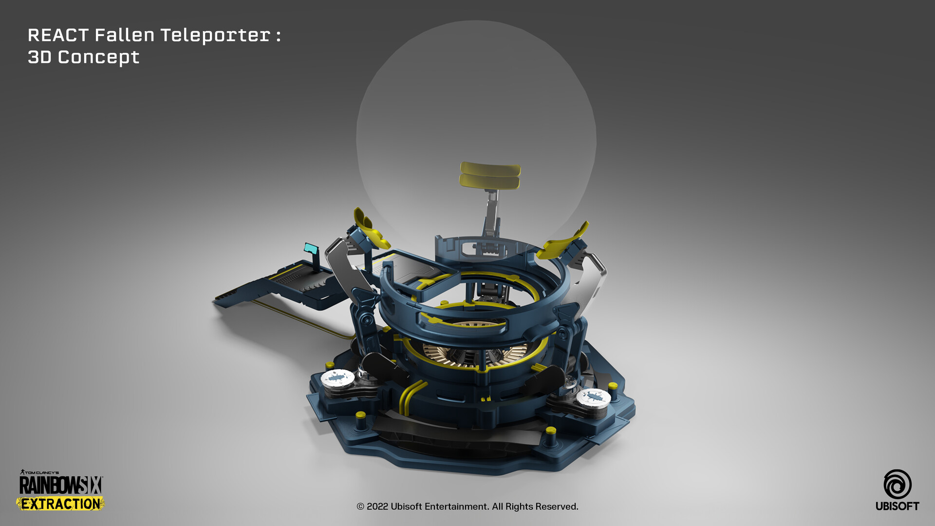 Patricia Duong - Rainbow Six: Extraction | 3D Concept REACT Teleporter