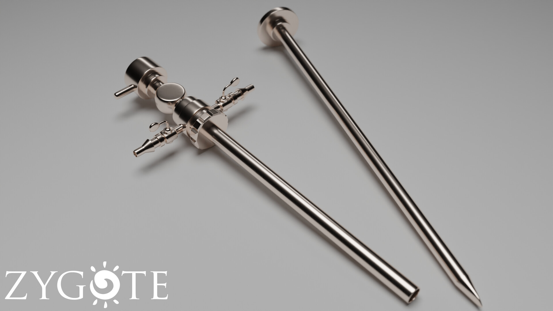 ArtStation - Medical Tools - 4mm Sharp Obturator