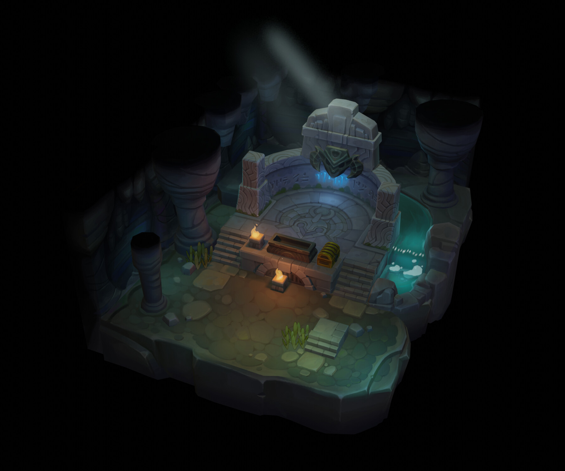 Grace Liu - Bleak Falls Barrow Fan Art