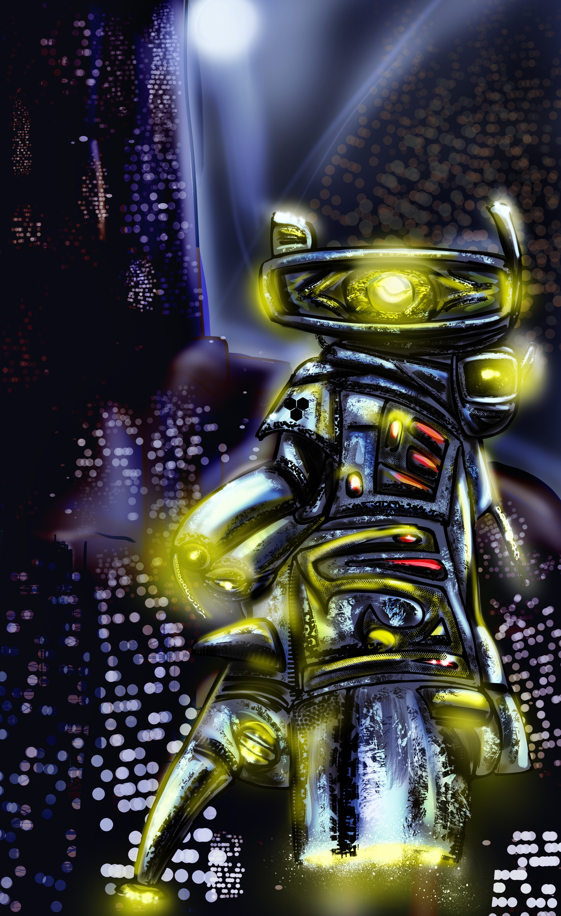 ArtStation - Robot in the City