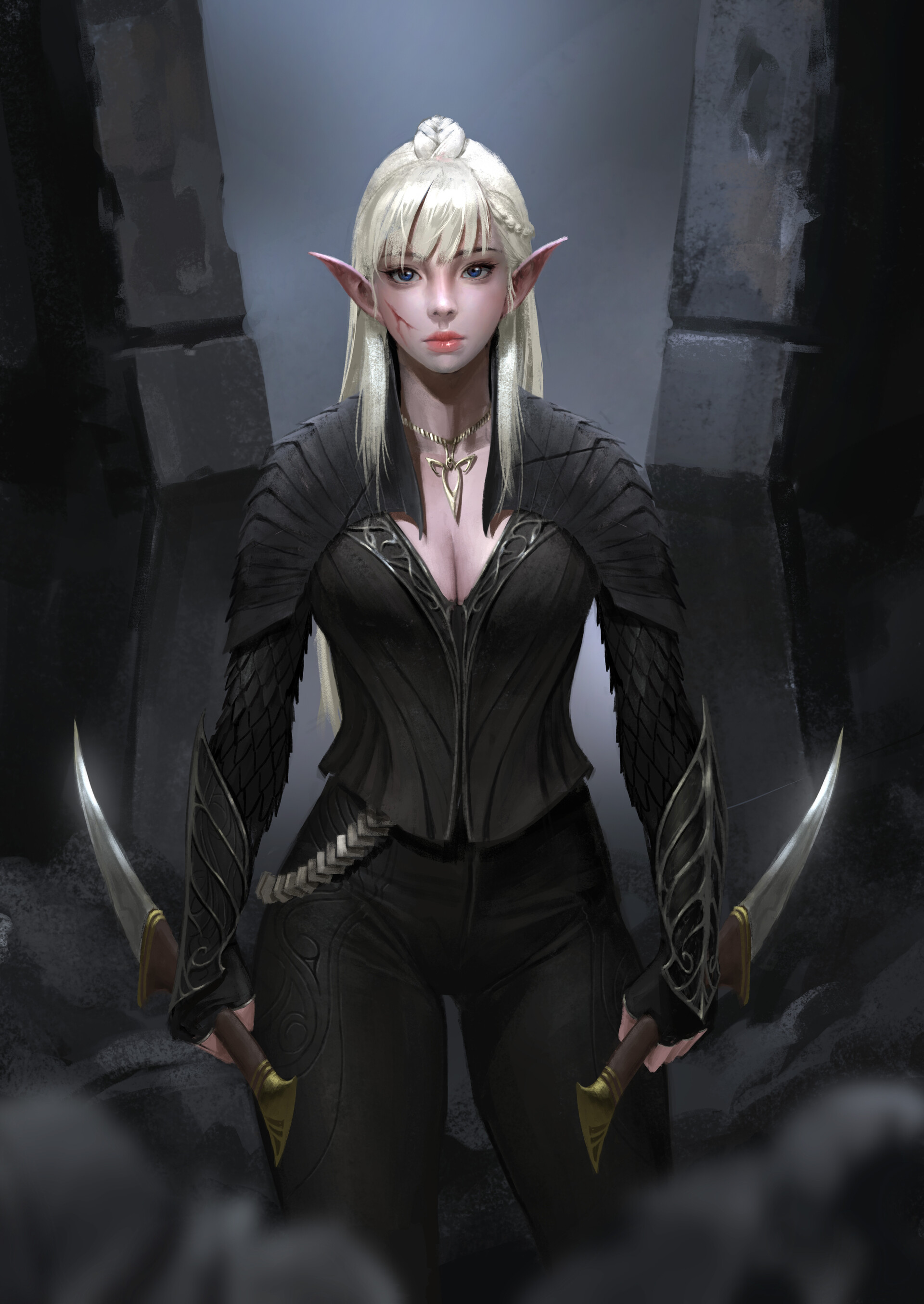 ArtStation - Elf assassin #2