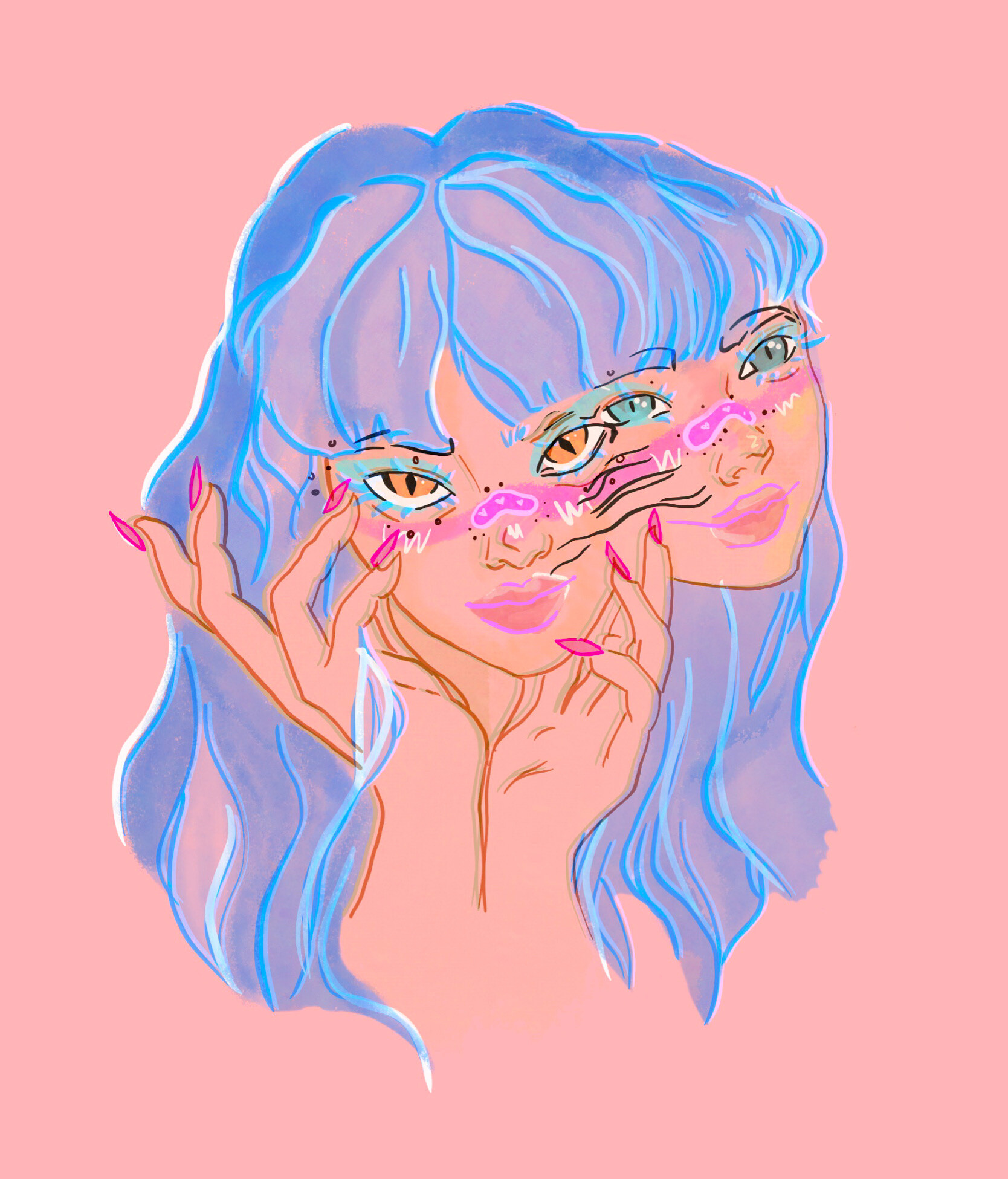 ArtStation - Blue demon