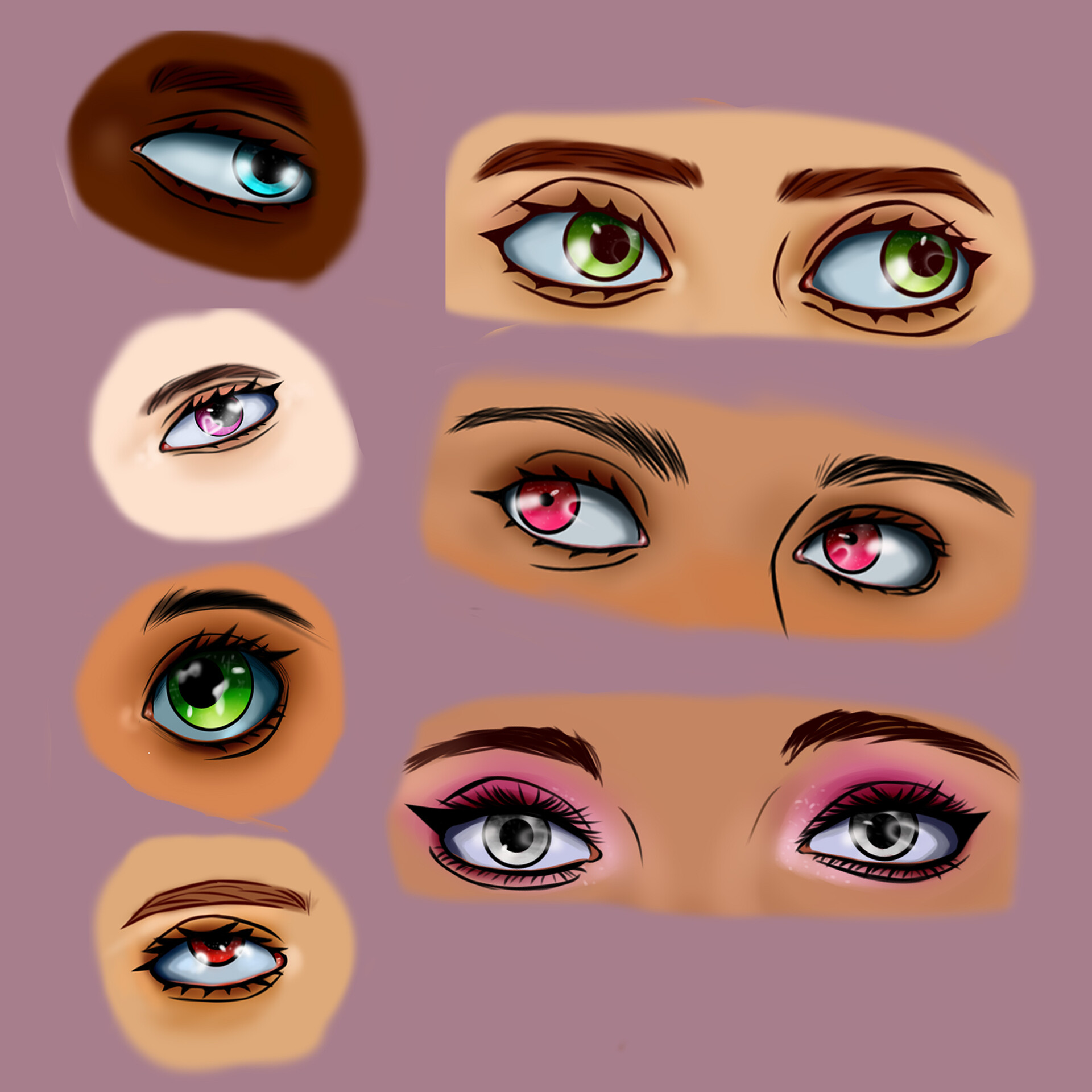 ArtStation - eye drawing