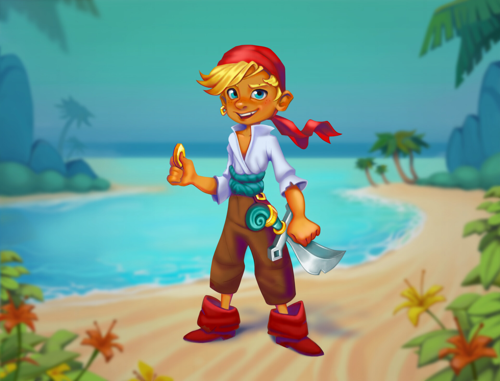 ArtStation - the pirate boy