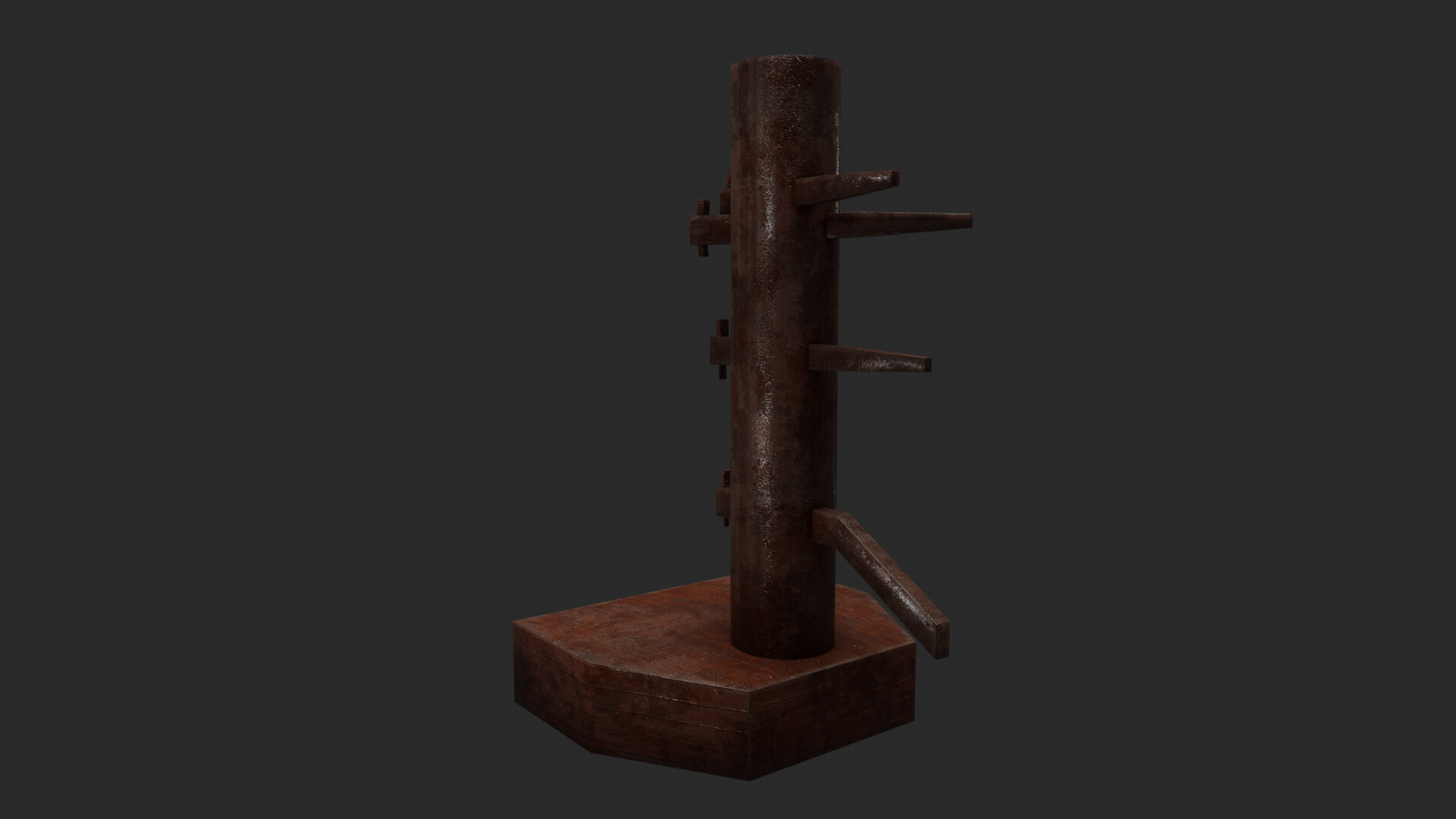 BS Digital Arts - Wing-Tsun Wood Dummy