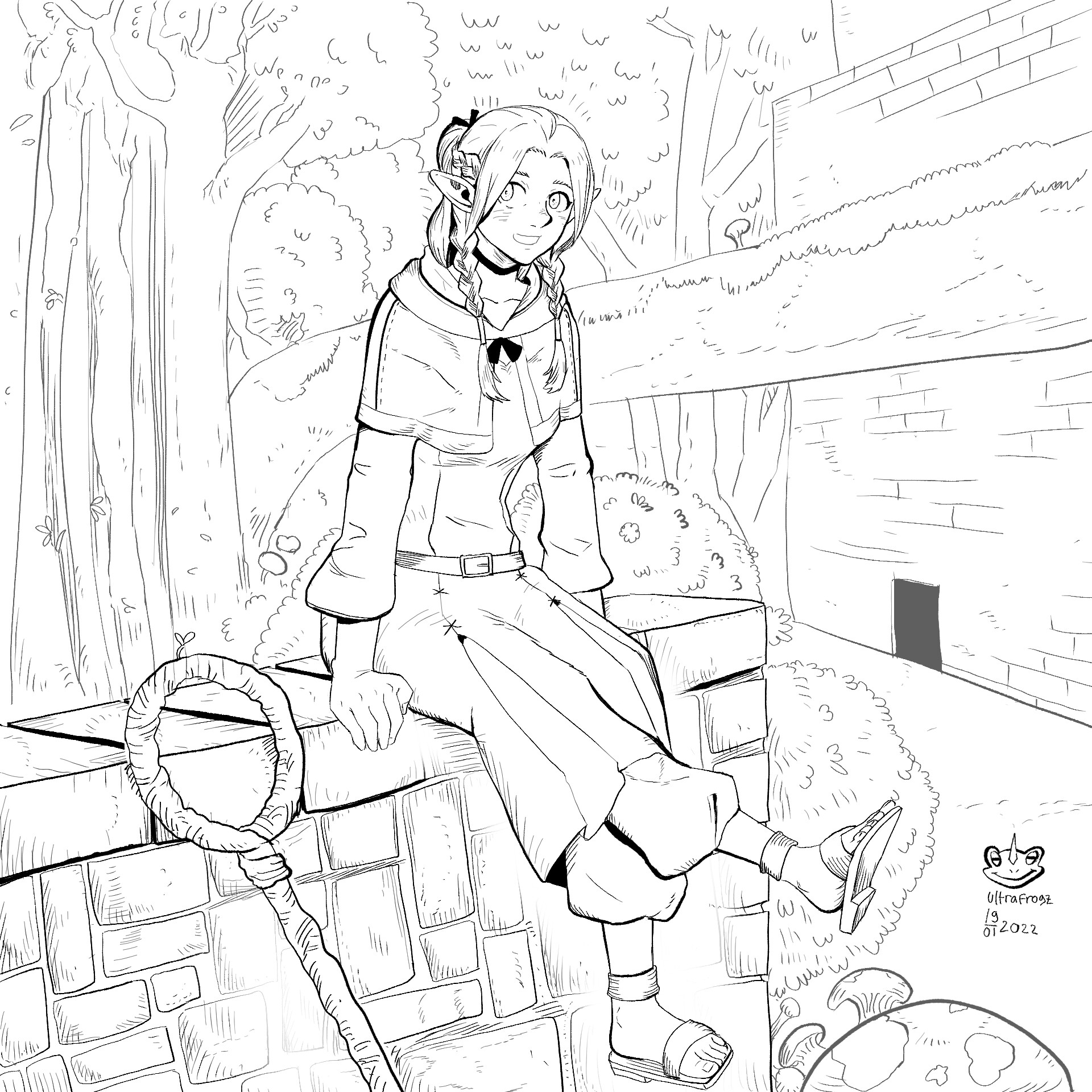 ArtStation - Fan art marcile from manga dungeon meshi #2