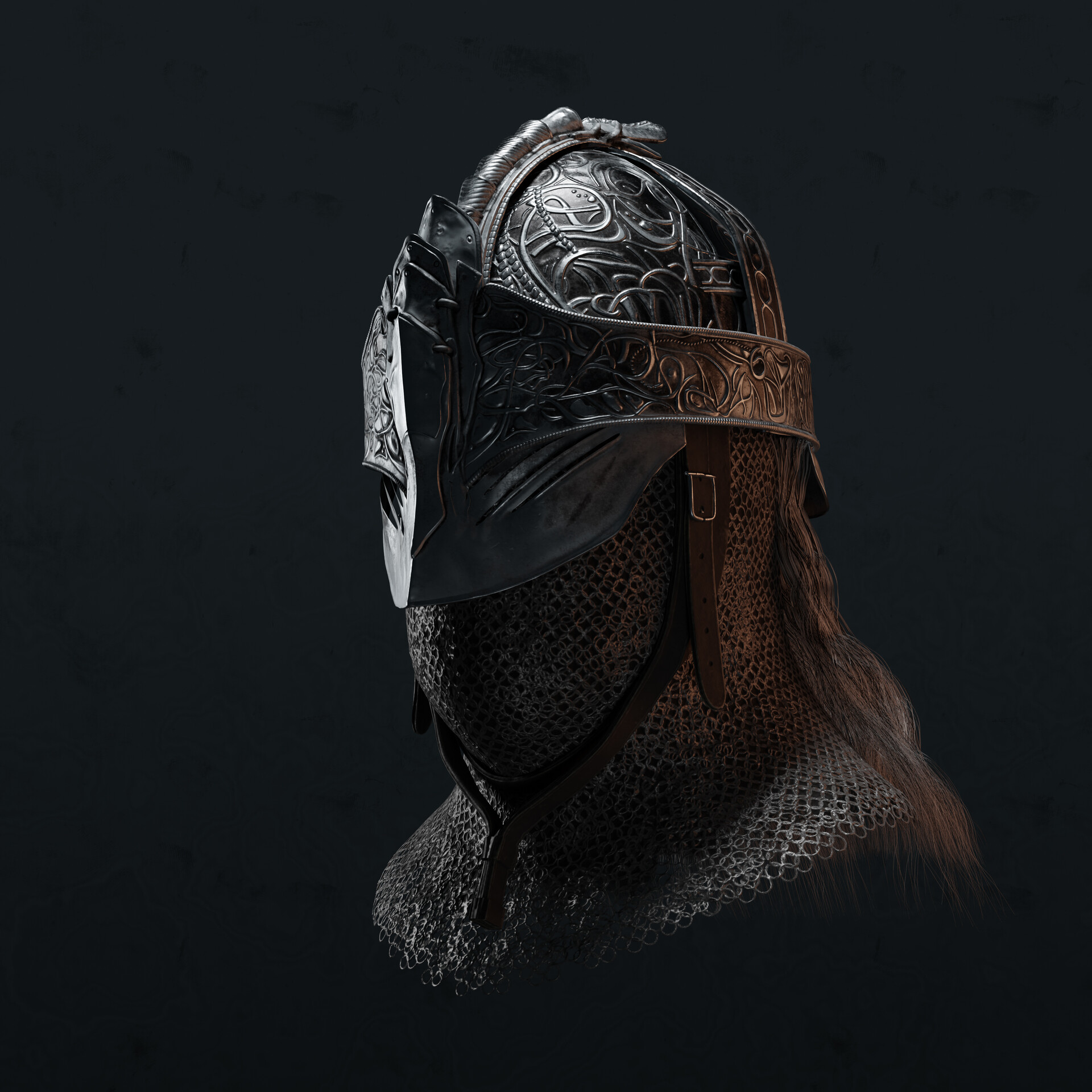 ArtStation - Elden Ring: Blood Wolf Helm