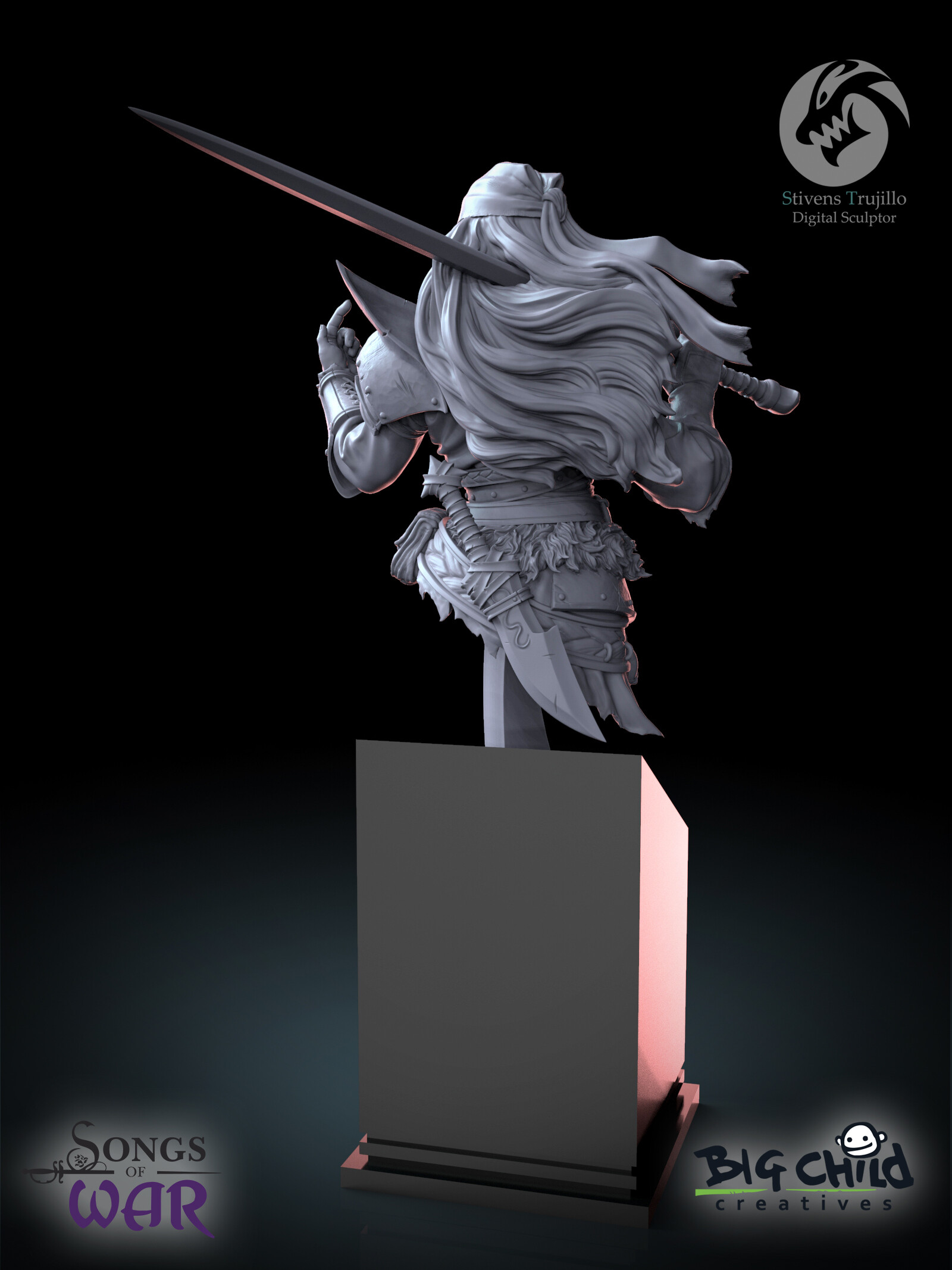 Stivens trujillo Sanchez - Alaana The Bloody Blade 1/12 bust