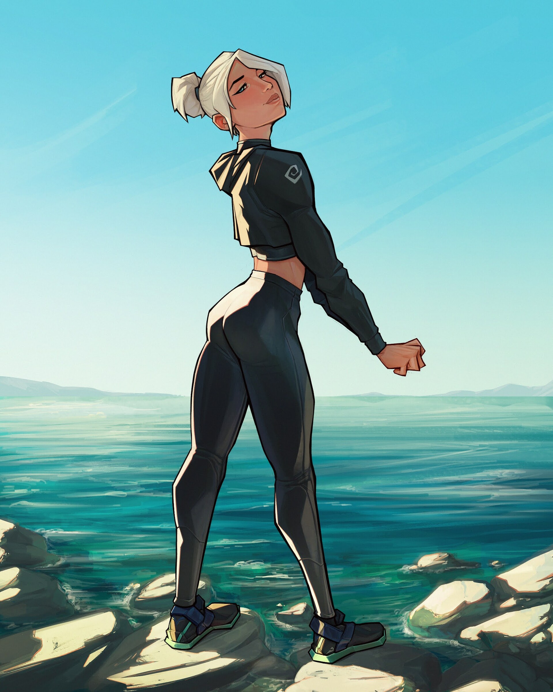 ArtStation - Jett on her early morning runs