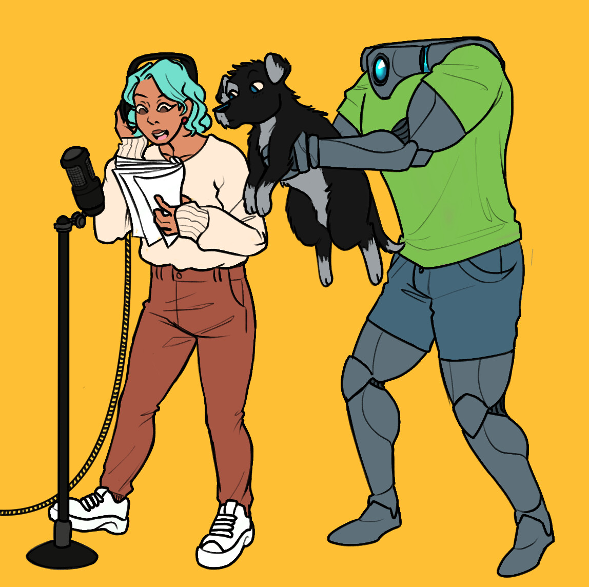 ArtStation - C13 - Kasi and Dog