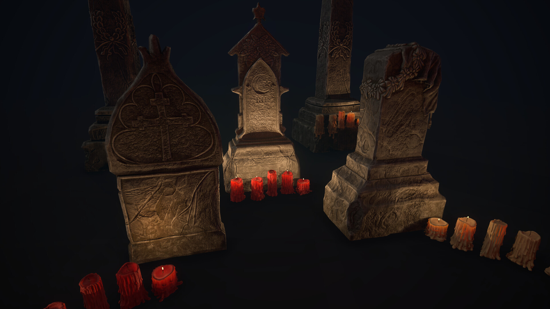PackDev Interactive - Graveyard Props