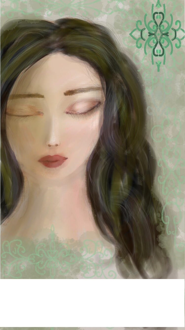 ArtStation - Dreaming lady