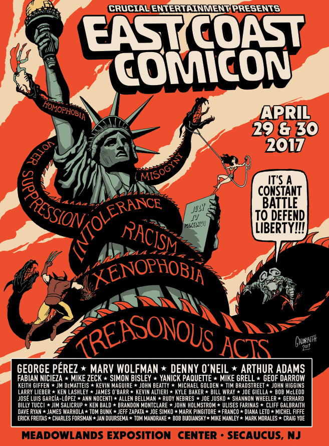 ArtStation - East Coast Comicon 2017 Poster