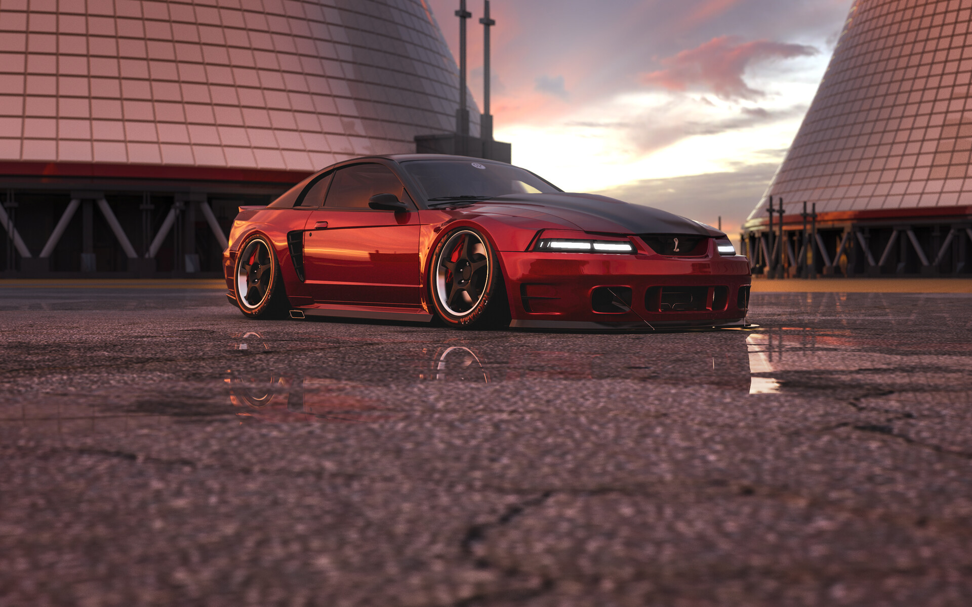 ArtStation - Ford Mustang Cobra R Widebody Kit