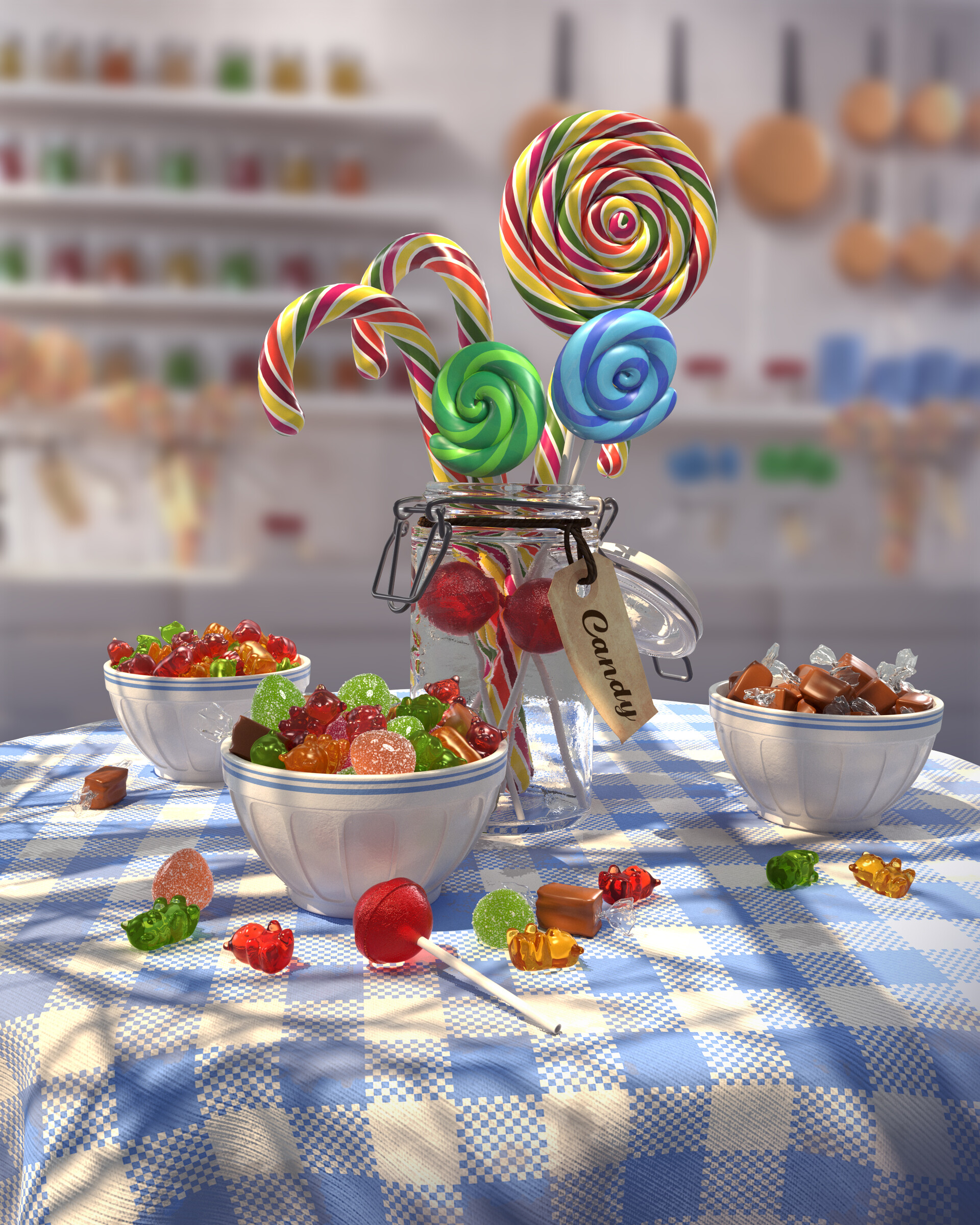 ArtStation - CANDY - STILL LIFE