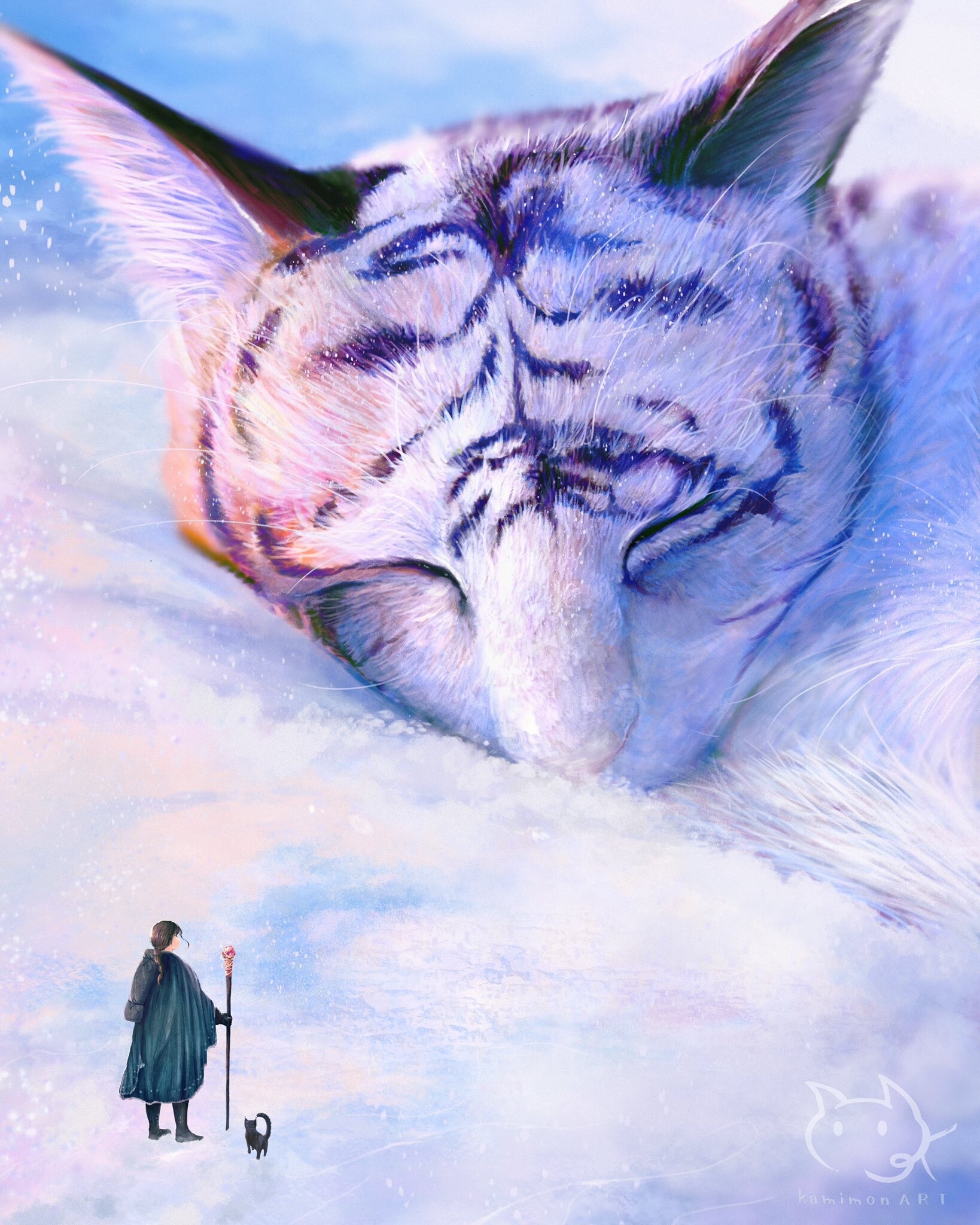 ArtStation - Tiger cat