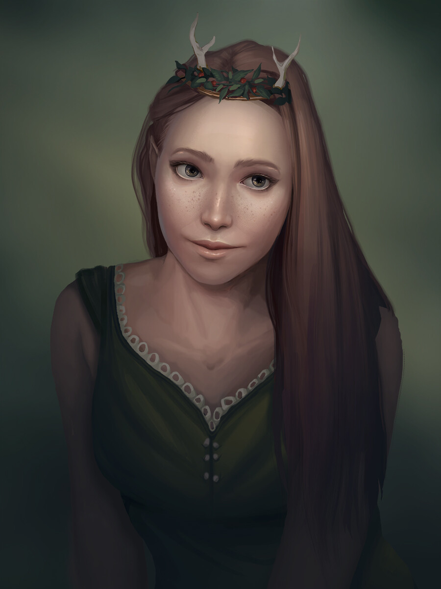 ArtStation - Wood Nymph