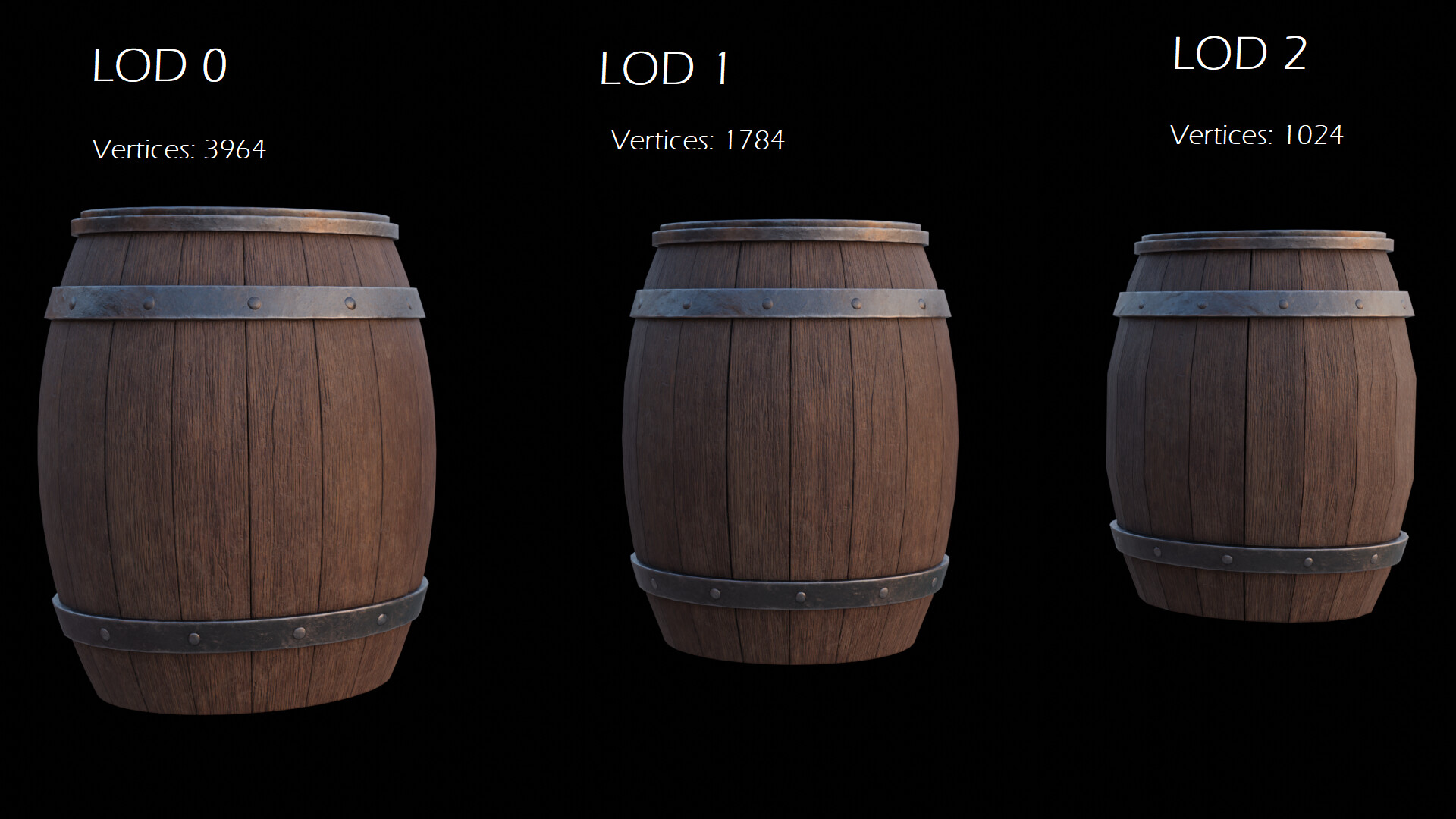 ArtStation - Game Ready Medieval Barrel