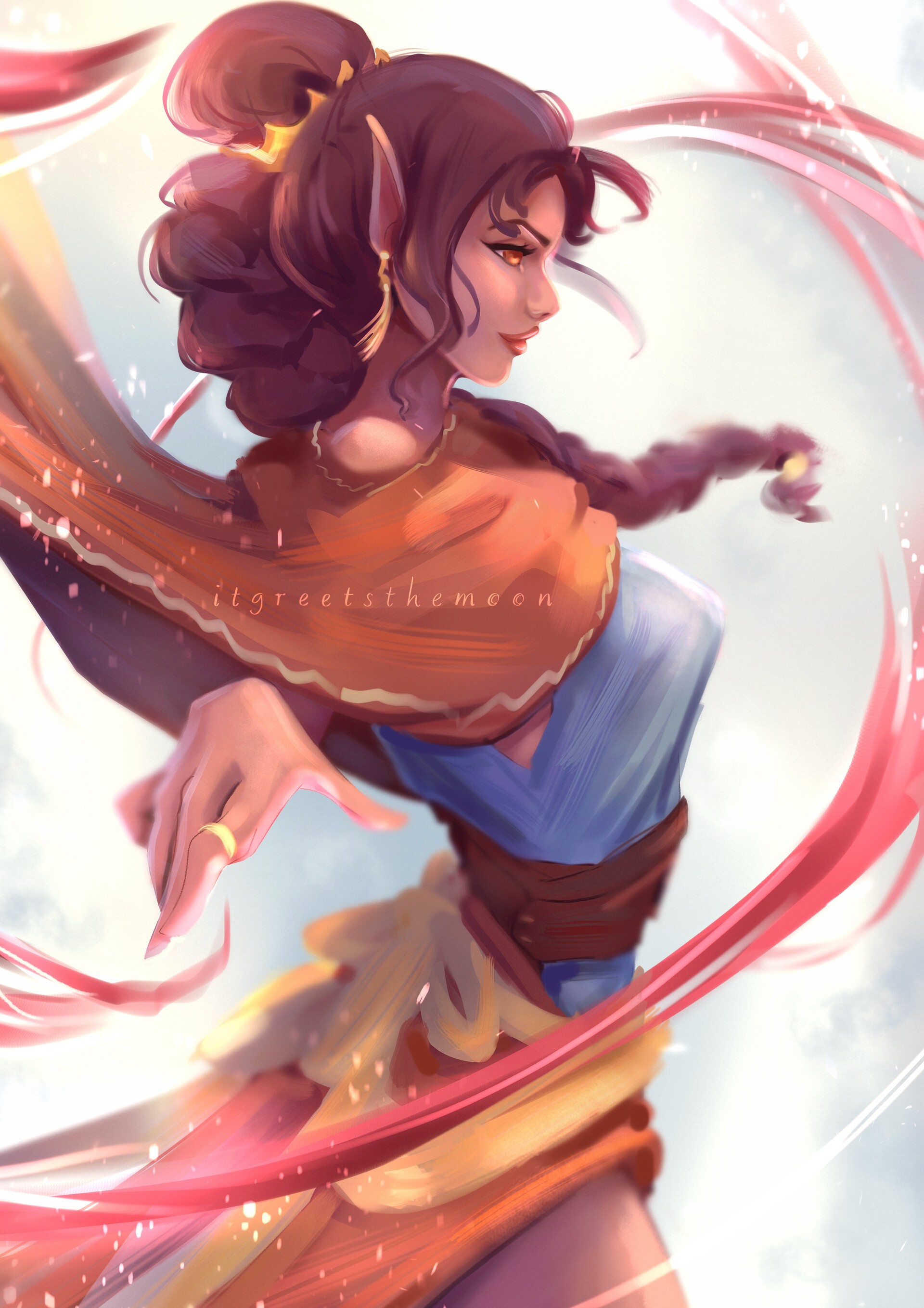 ArtStation - Elf Dancing