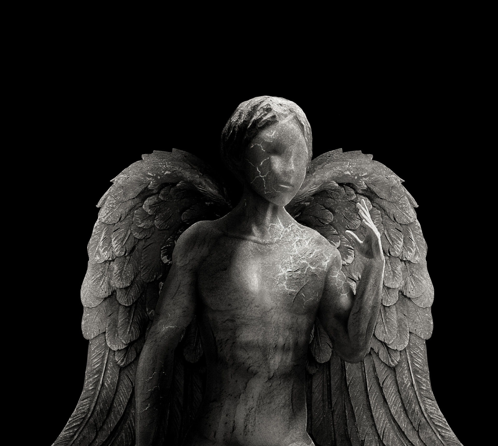 Thanatos God Of Death Statue