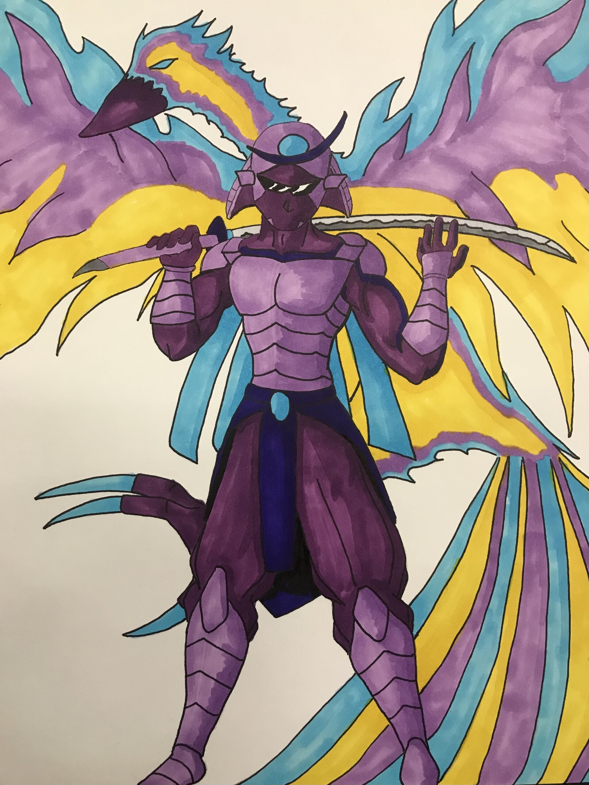 how to draw lightning ninja