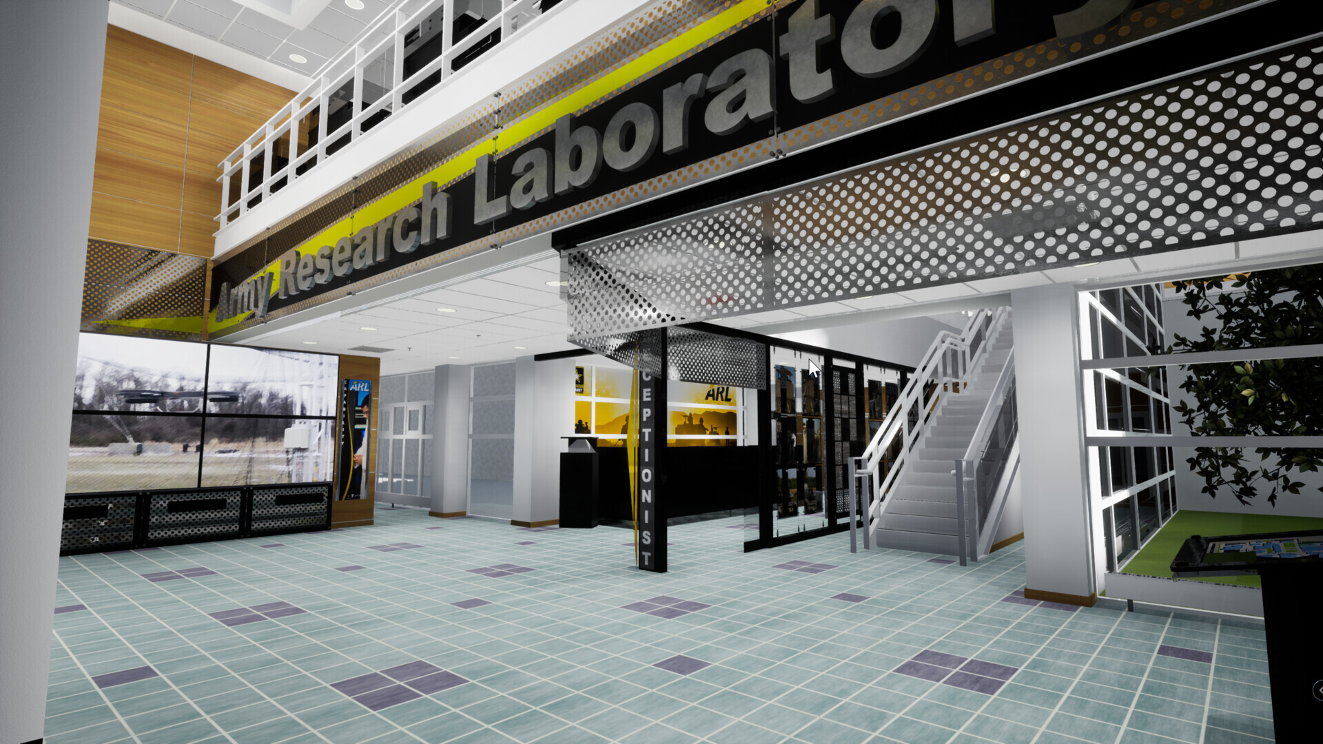 ArtStation - Army Research Lab Lobby