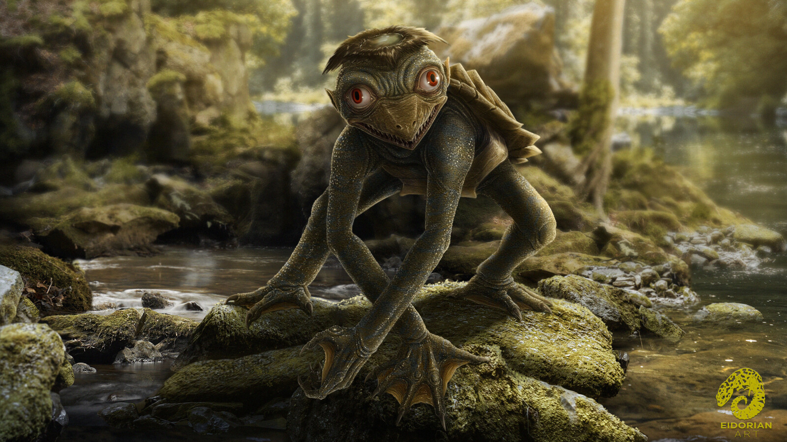 Eidorian Art - Kappa (河童) Yokai (妖怪)