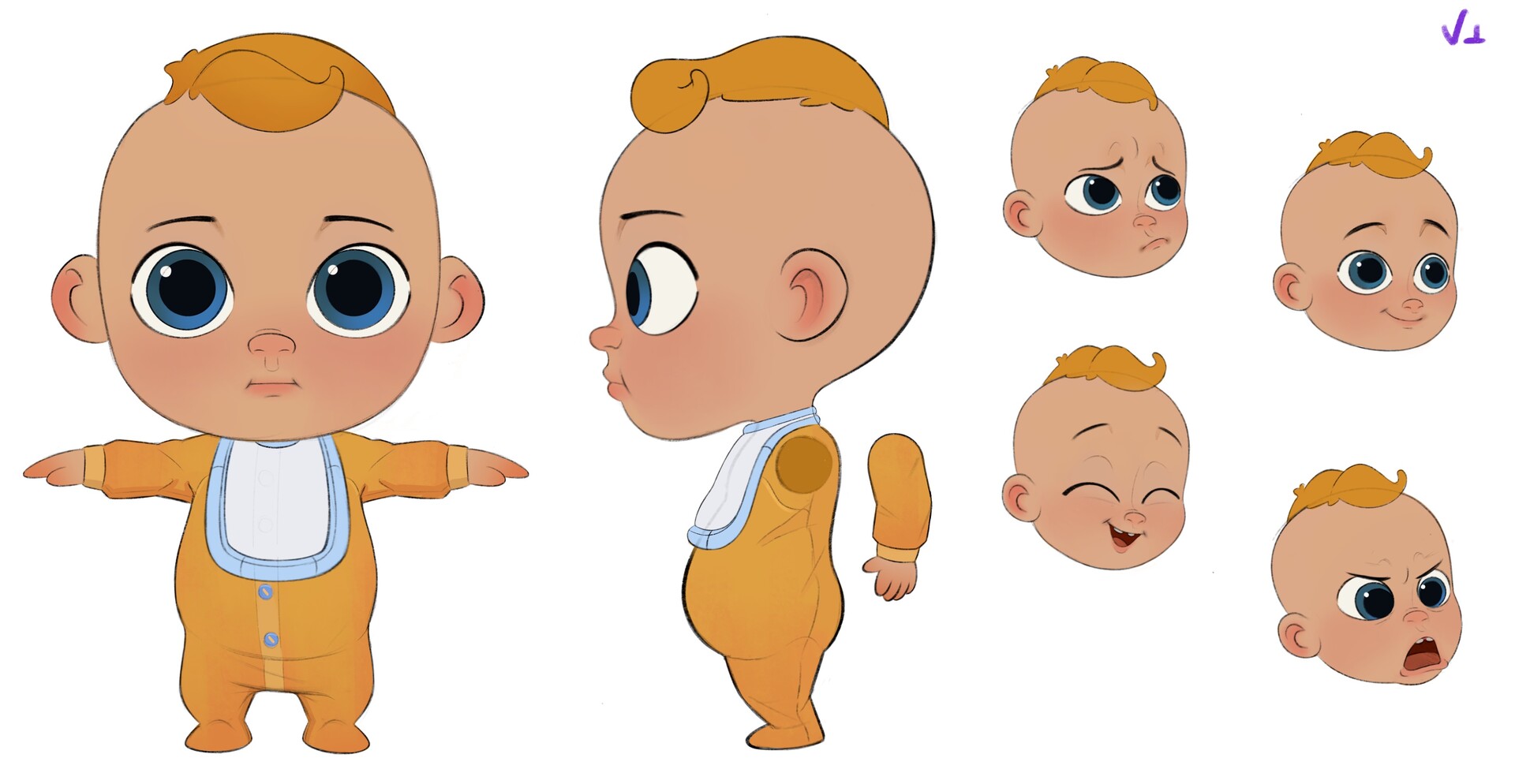 Beto Barros - Family Character Designs