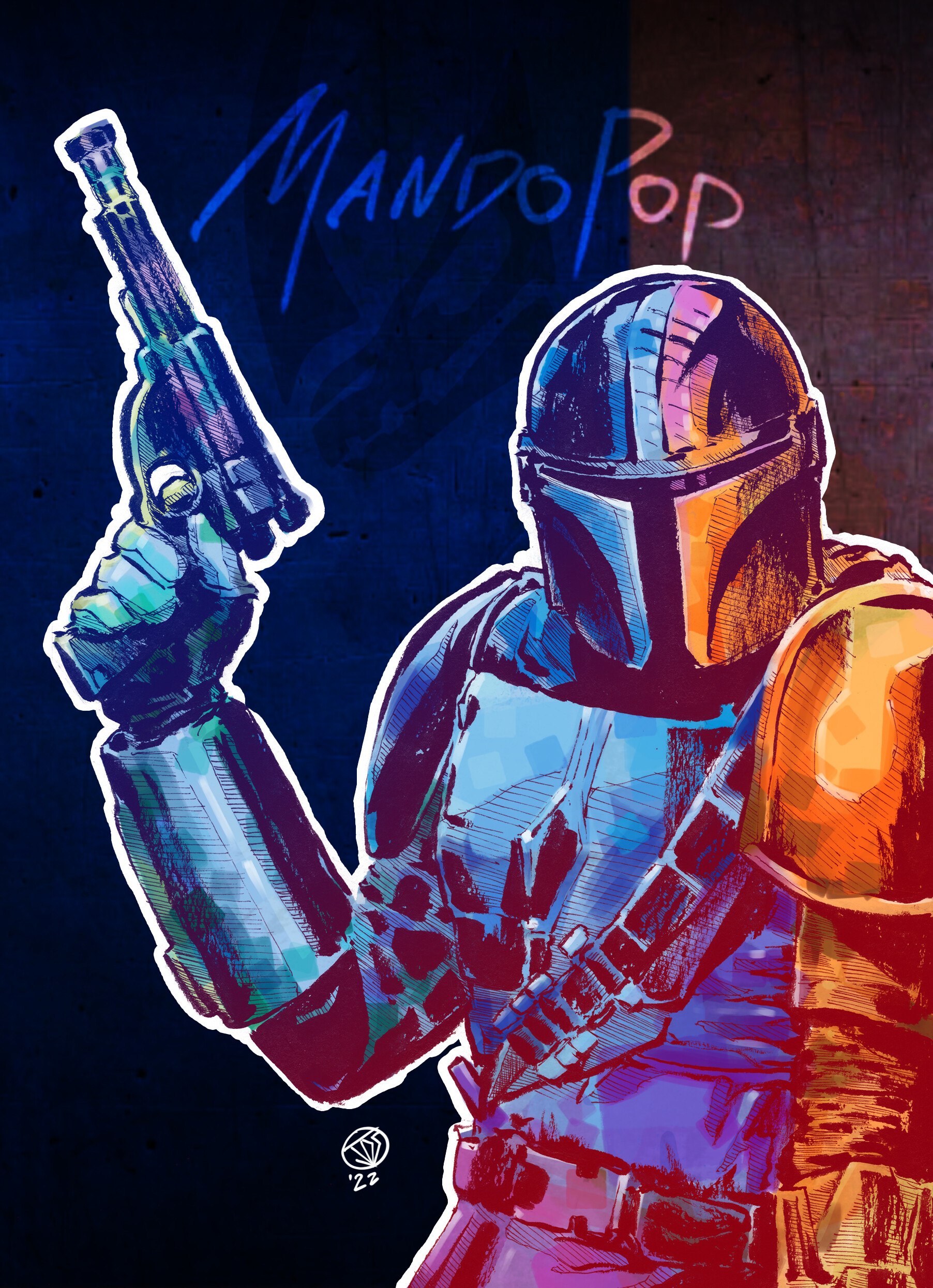 ArtStation - Mandalorian Pop
