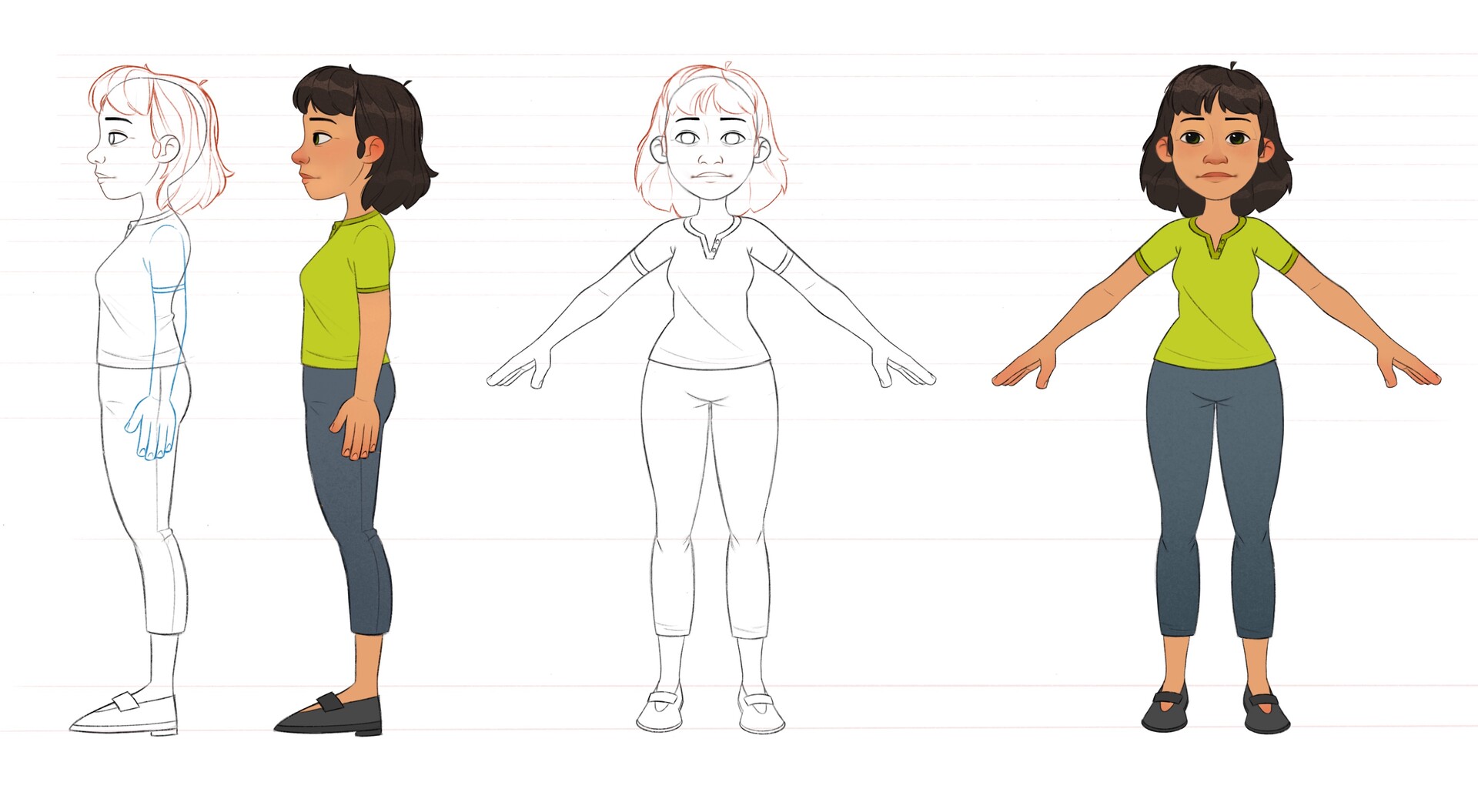 Beto Barros - Family Character Designs