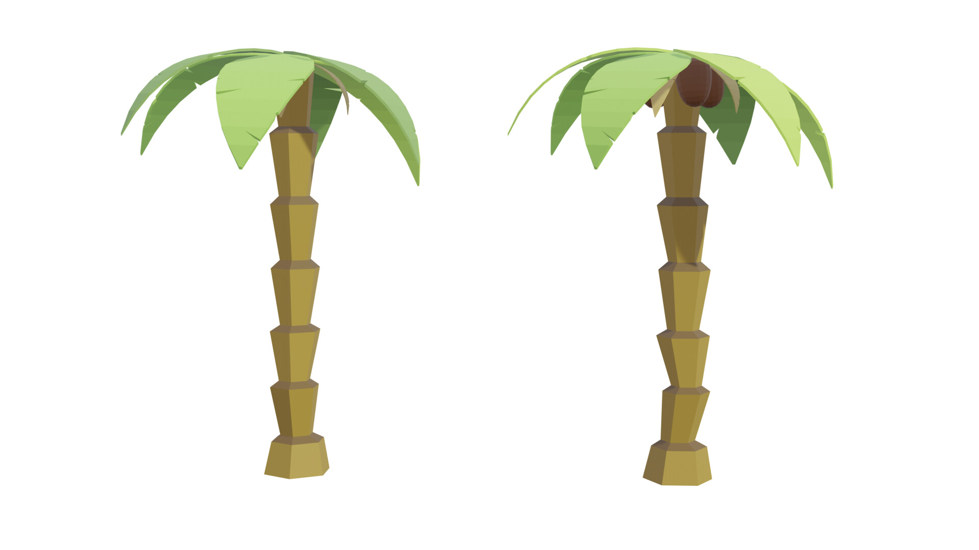 ArtStation - Low Poly Palm Tree Medium