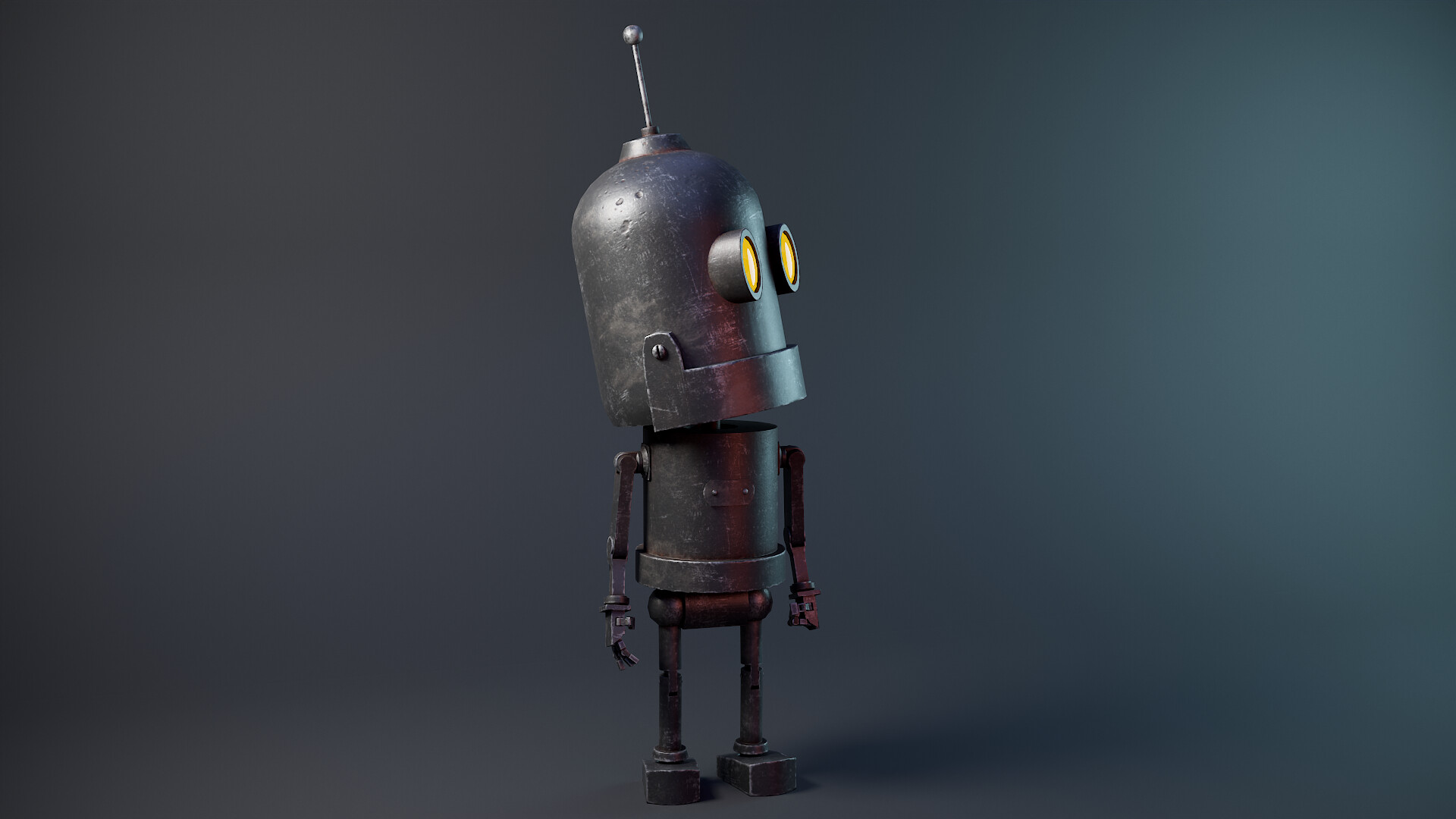 ArtStation - Lonely robot