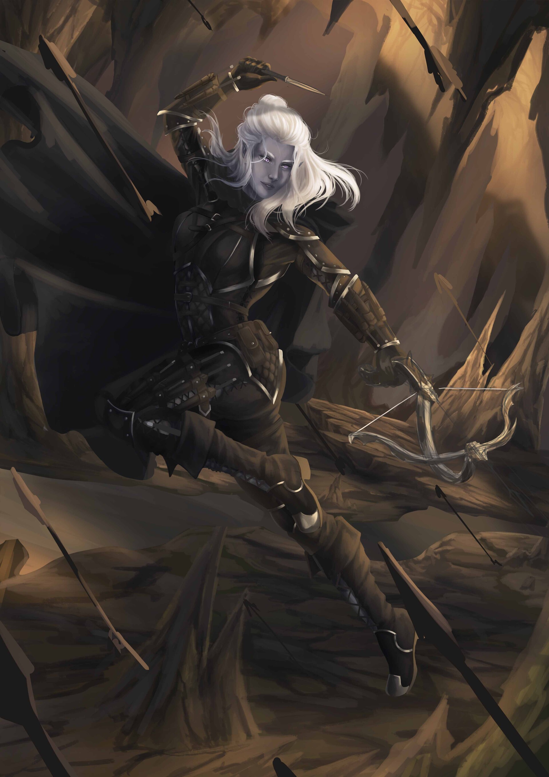 Ebony Bodenbender - Zen’daLure Baenre: The Drow Battle master Archer