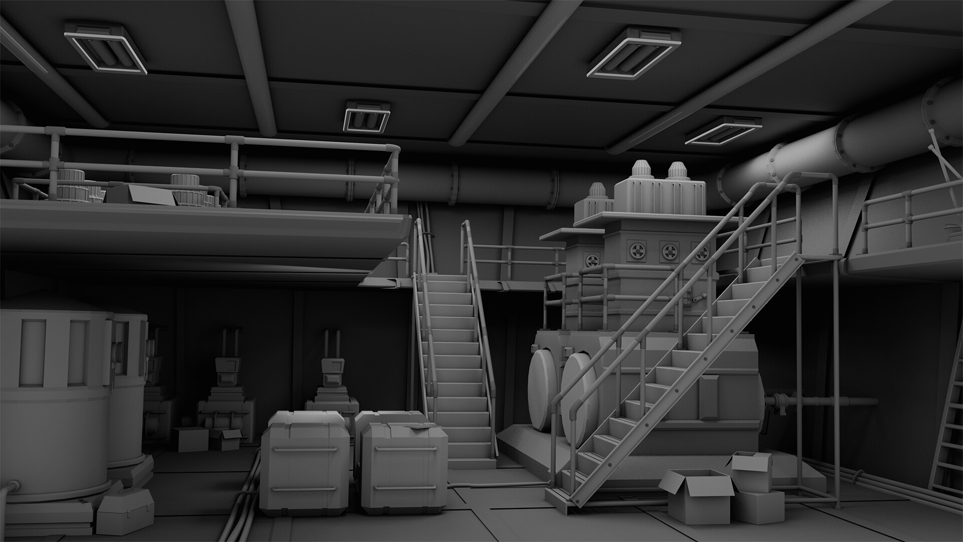 ArtStation - Engine Room