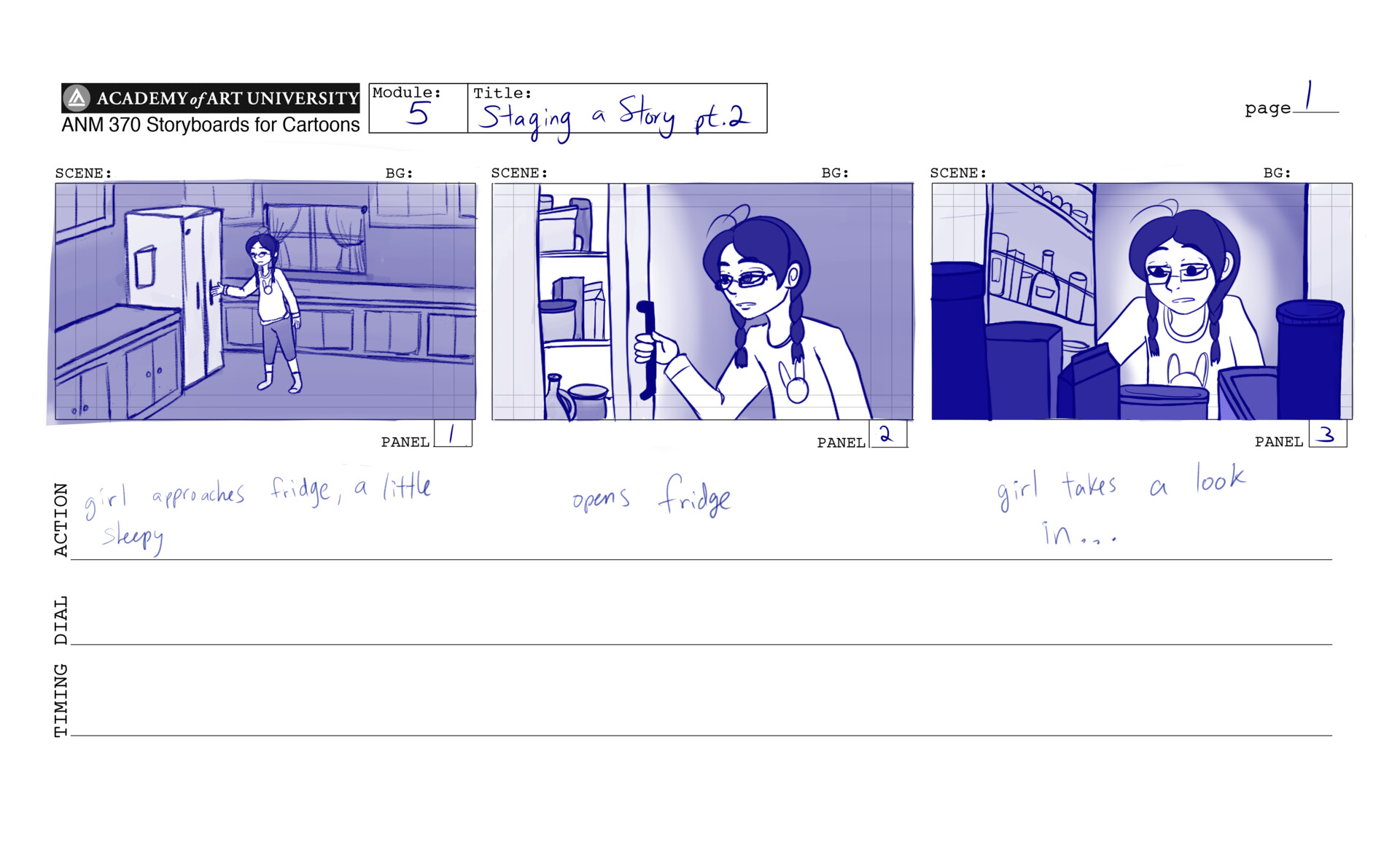 ArtStation - Letting out the Penguins Storyboards