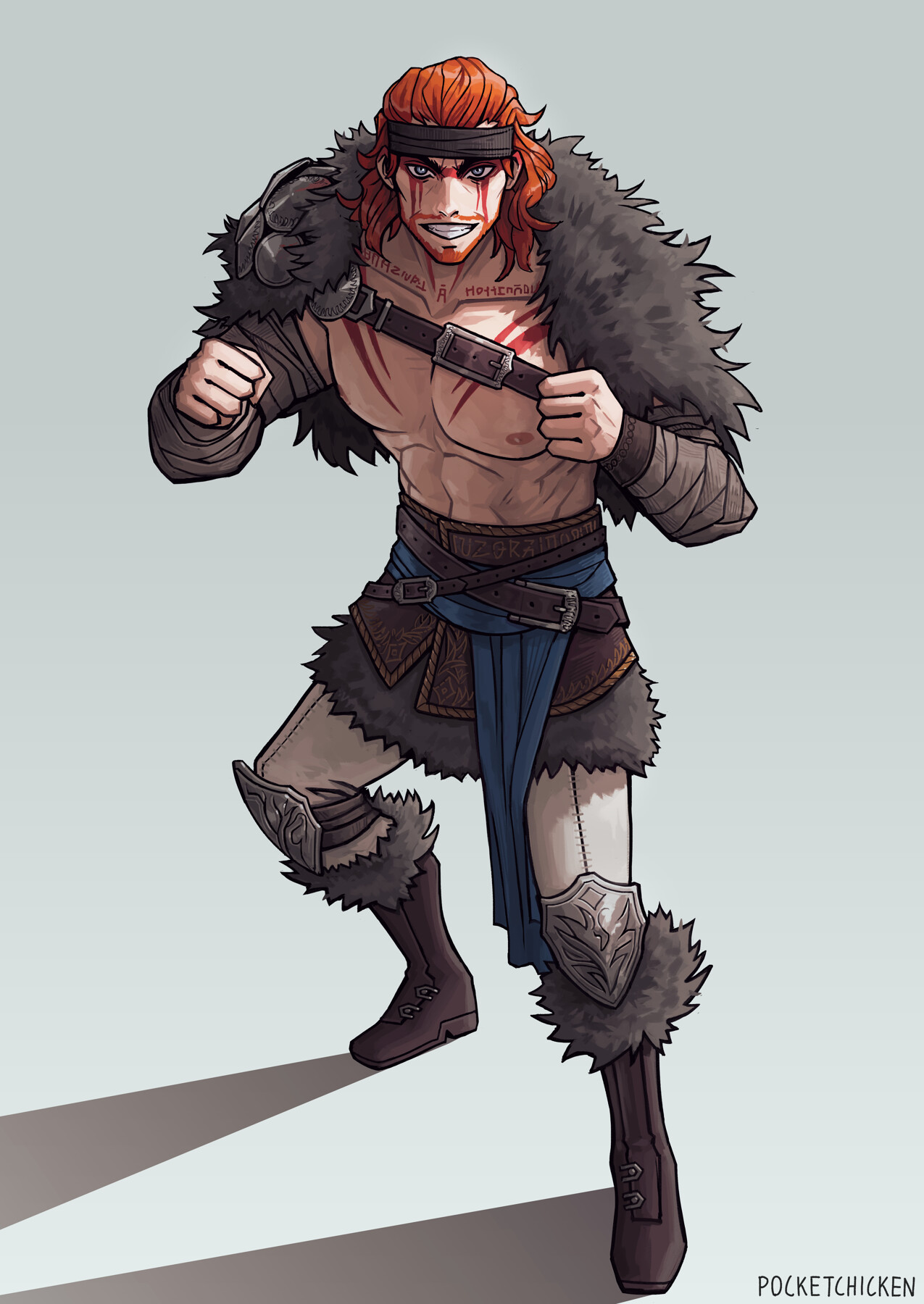 ArtStation - Punch boy - DnD character commission