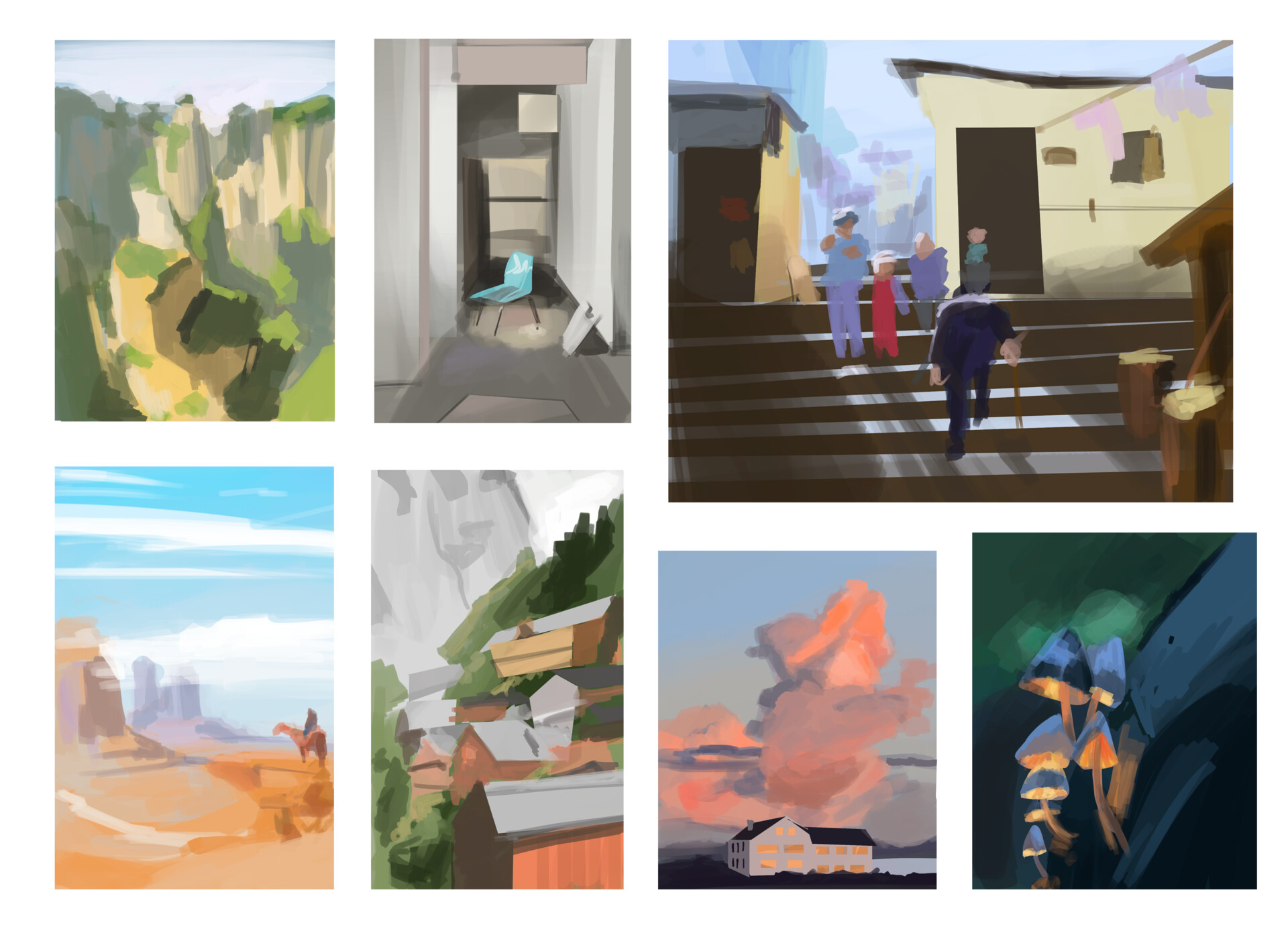 ArtStation - Environment studies