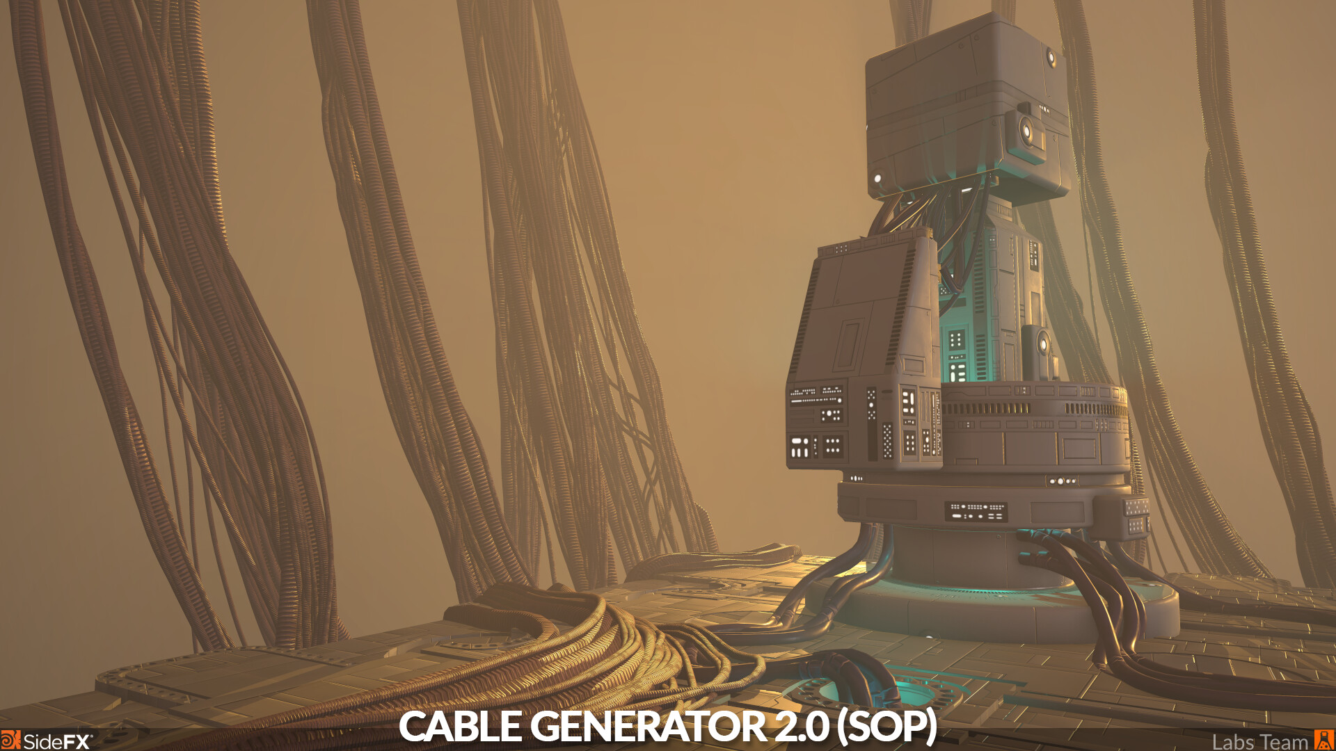SideFX Labs - Labs Cable Generator 2.0