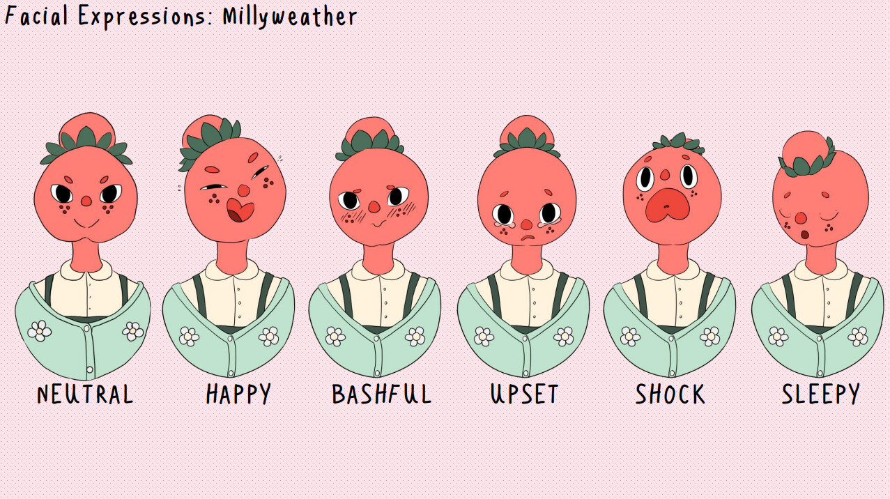 Stephanie Wallis - Millyweather the Strawberry: from series "Moon Beans"