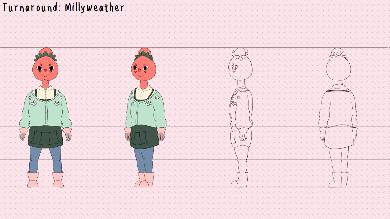 Stephanie Wallis - Millyweather the Strawberry: from series "Moon Beans"