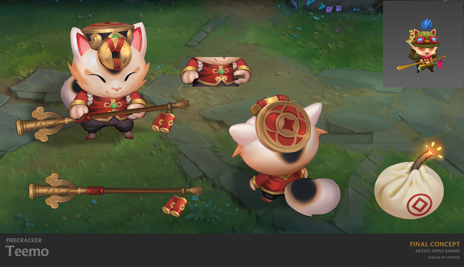 Epple Rice - Firecracker Teemo Concept