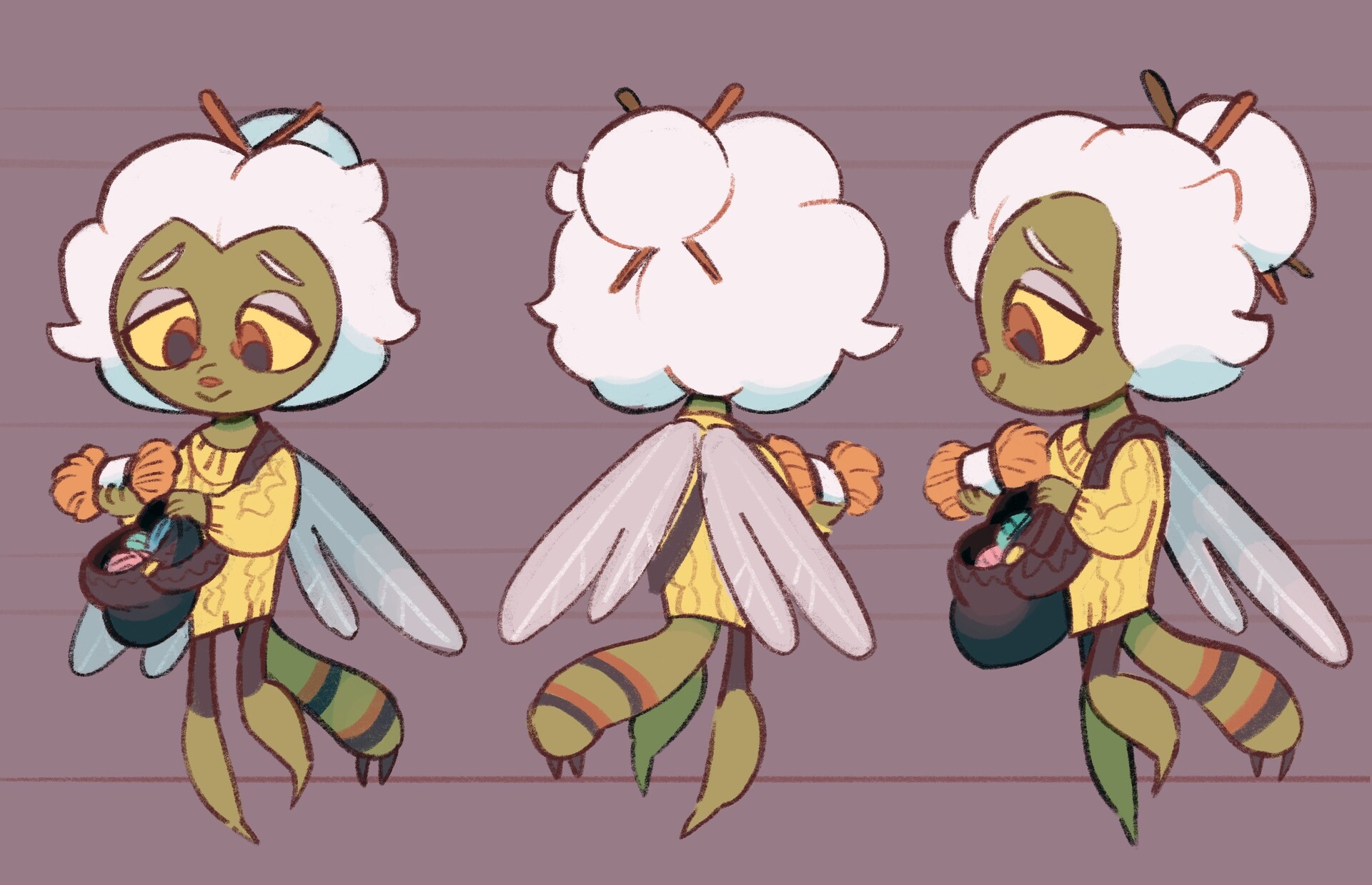 ArtStation - Dragonfly character!