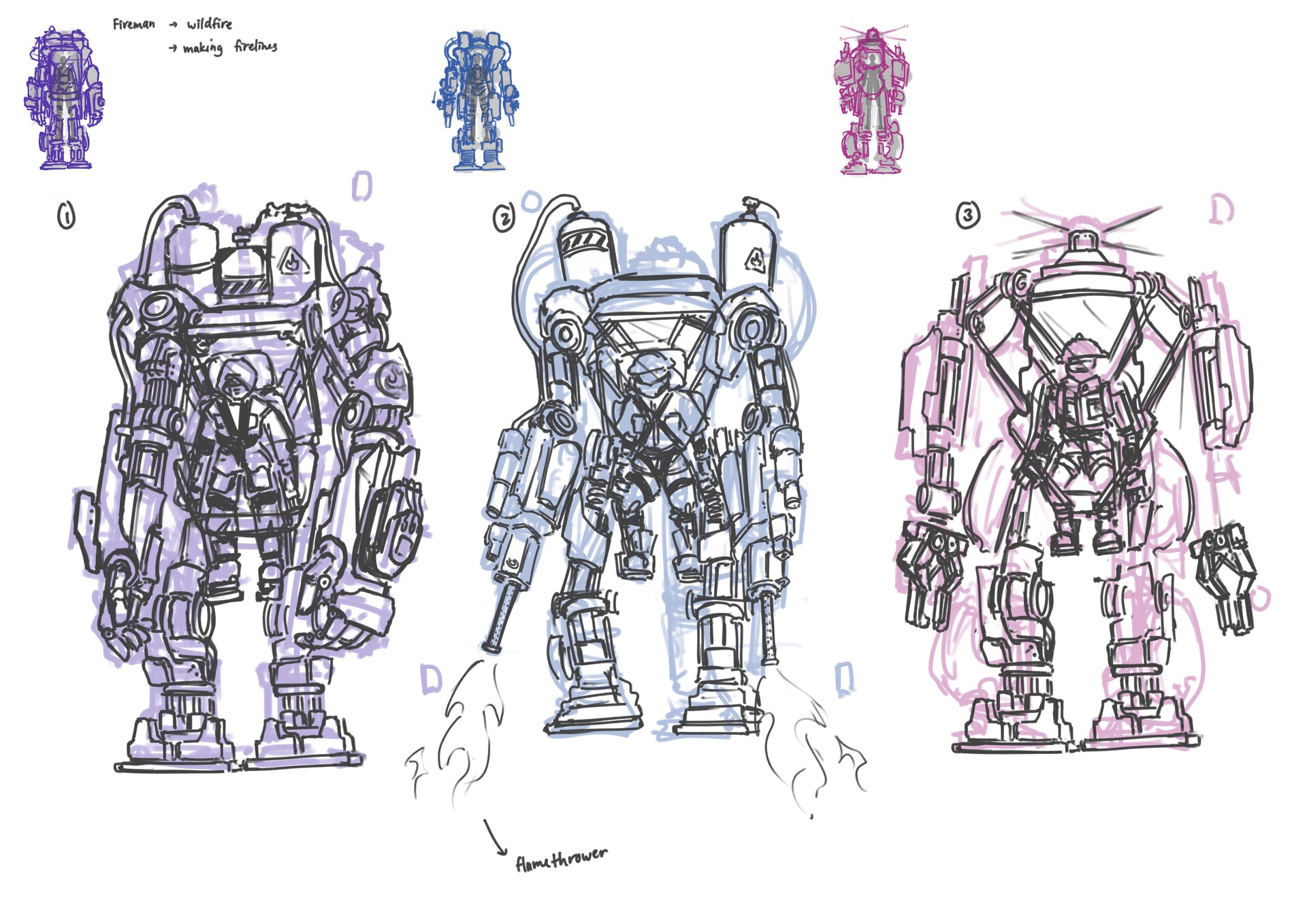 Nathali Aubrey - Firefighter Exosuit Design
