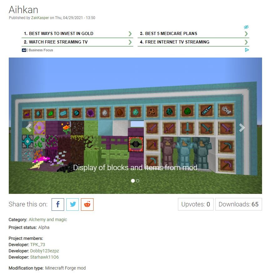 ArtStation - Minecraft Mod Production Assignment