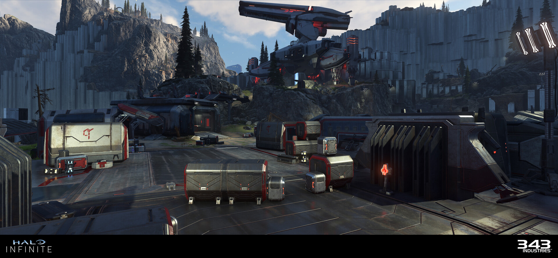 Xiaoya Zhao - Halo Infinite - Banished Base Lighting