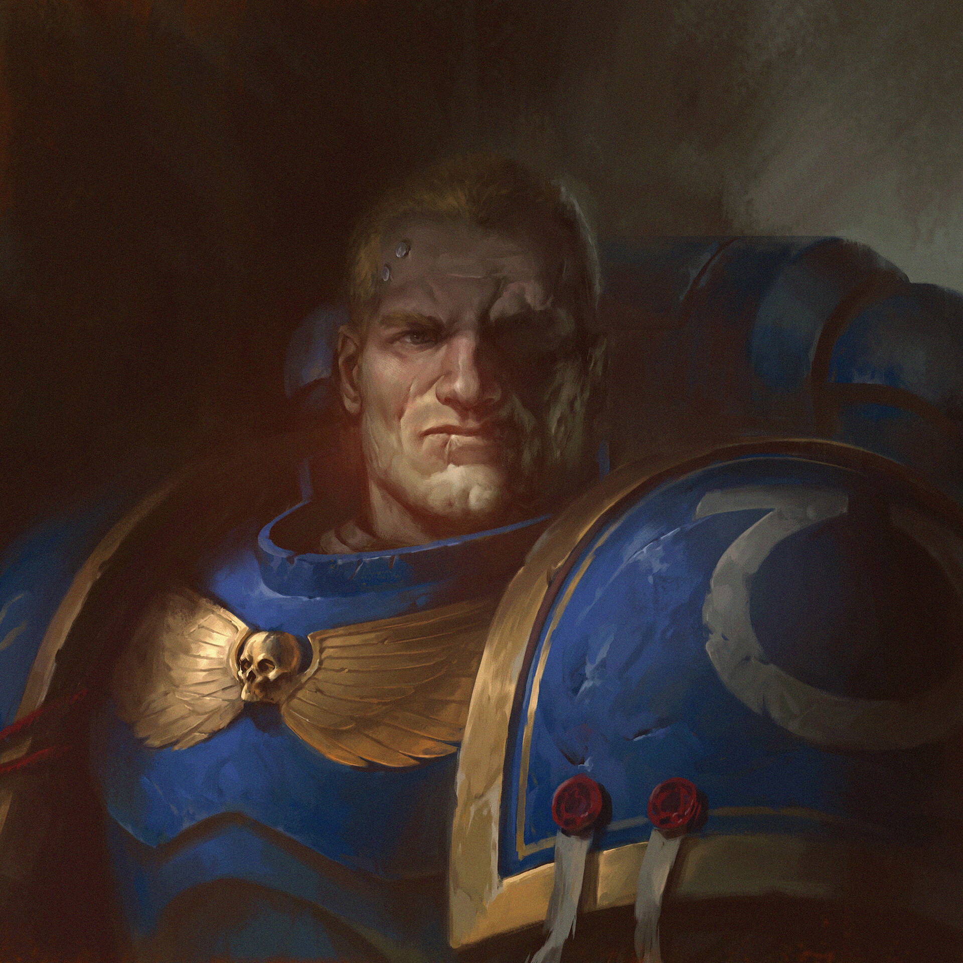 ArtStation - An Ultramarine portrait
