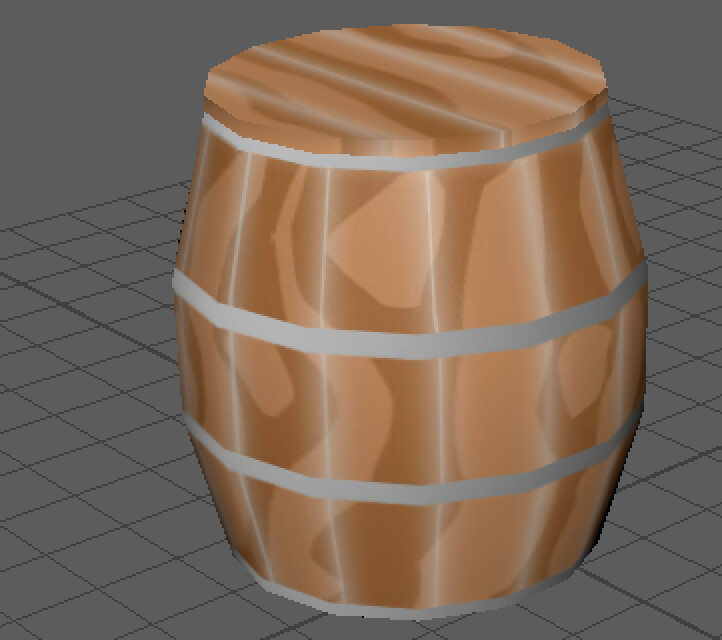 ArtStation - 3D Barrel model with texture