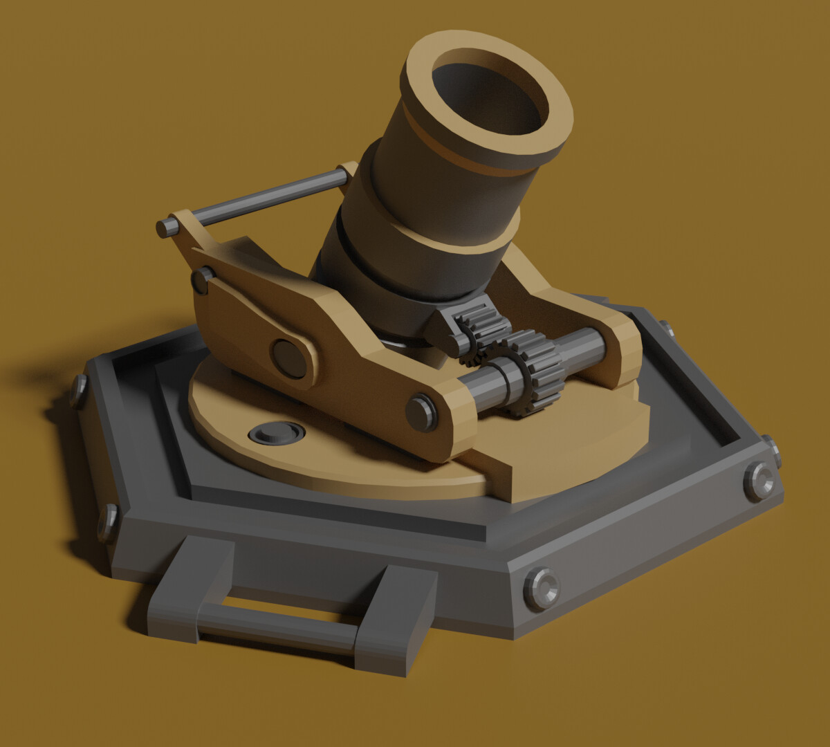 ArtStation - Cannon Turret